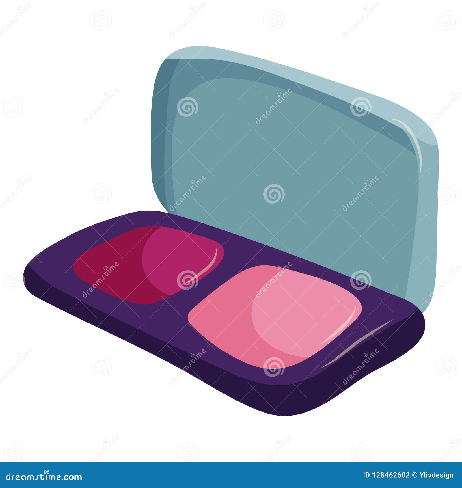 Icono Del Colorete, Estilo De La Historieta Stock de ilustración ...