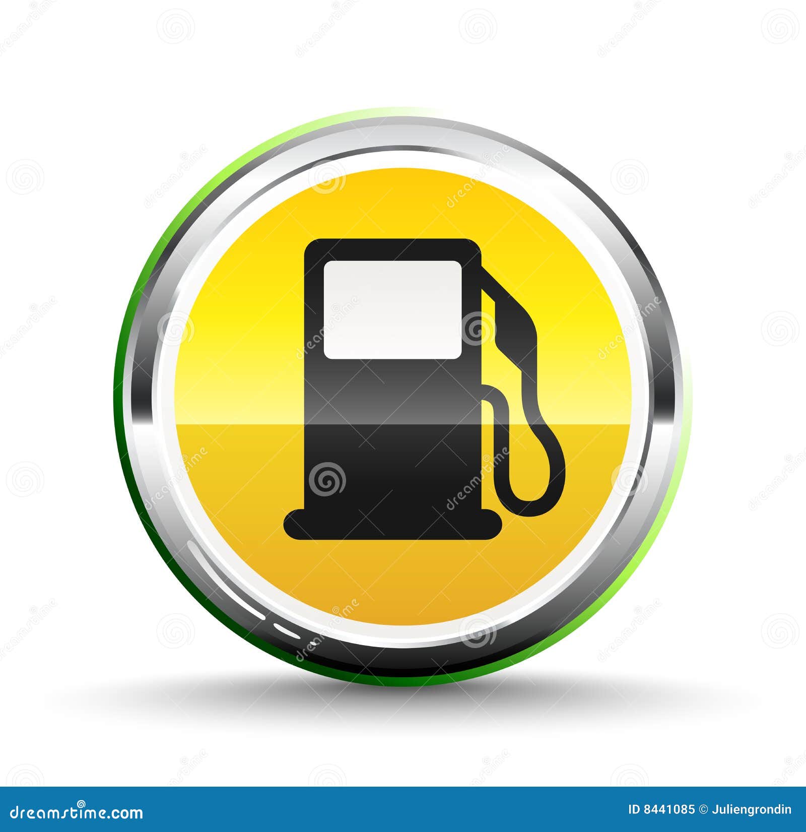 Icono del combustible ilustración del vector. Ilustración de amarillo ...