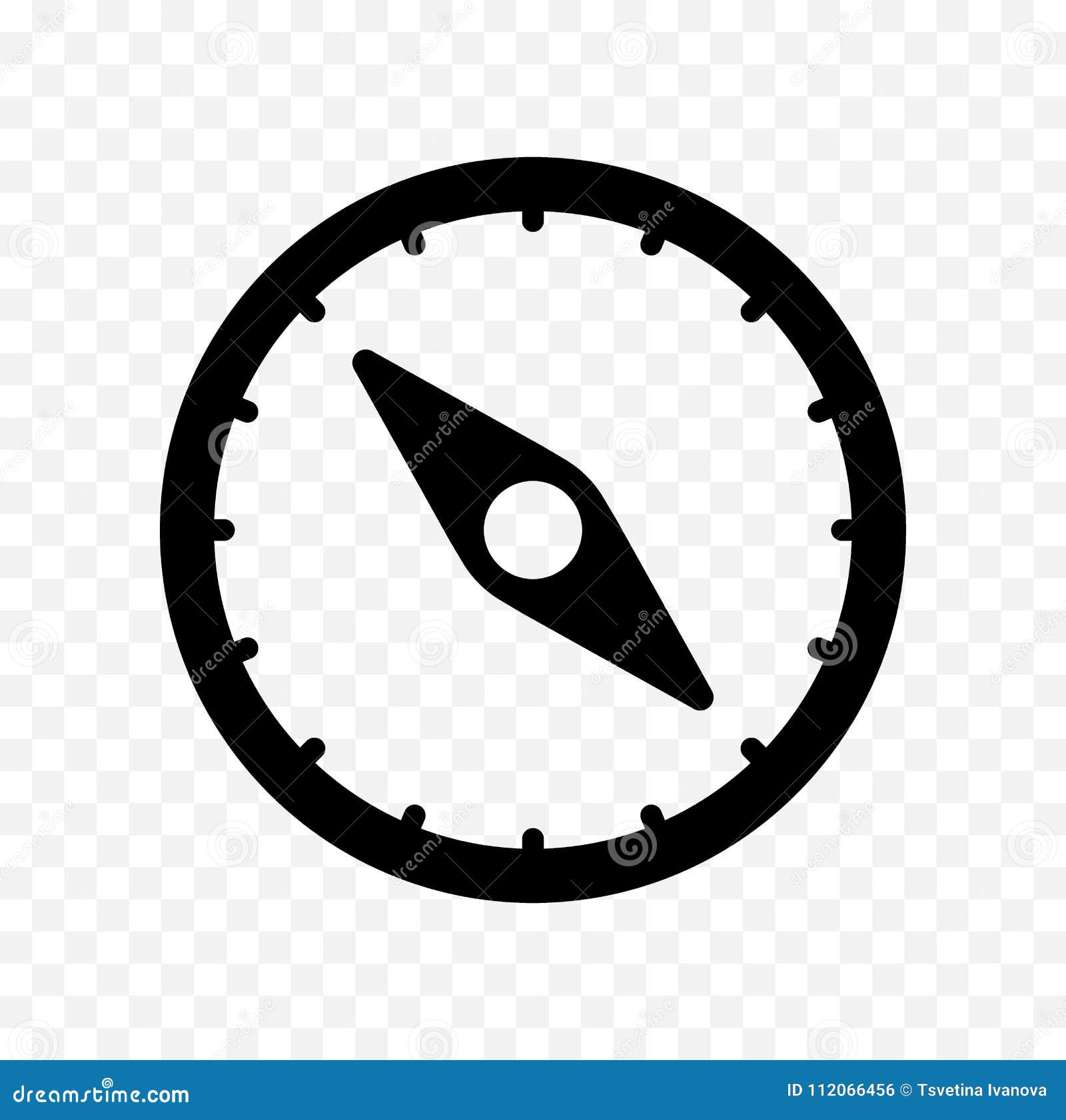 Icono Del Compás, Símbolo Del Compás Ilustración del Vector ...