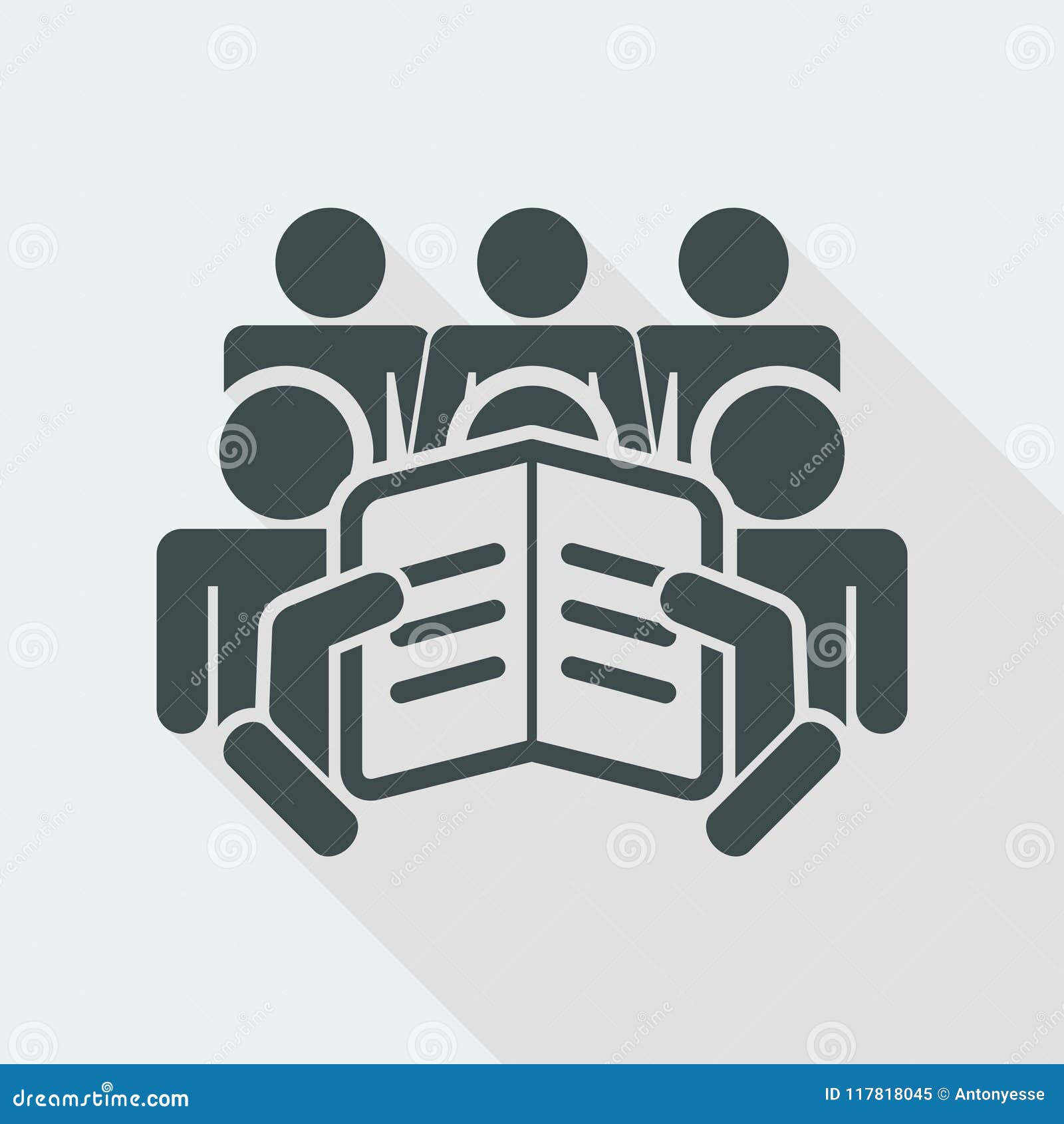 Icono Del Concepto Del Lector Ilustración del Vector - Ilustración de ...