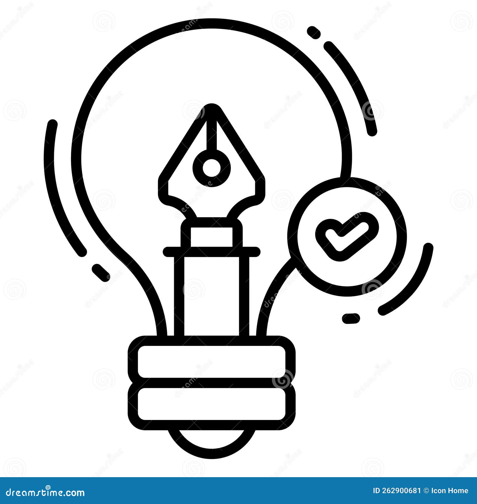 Icono Del Concepto Original De Derecho De Propiedad Intelectual ...