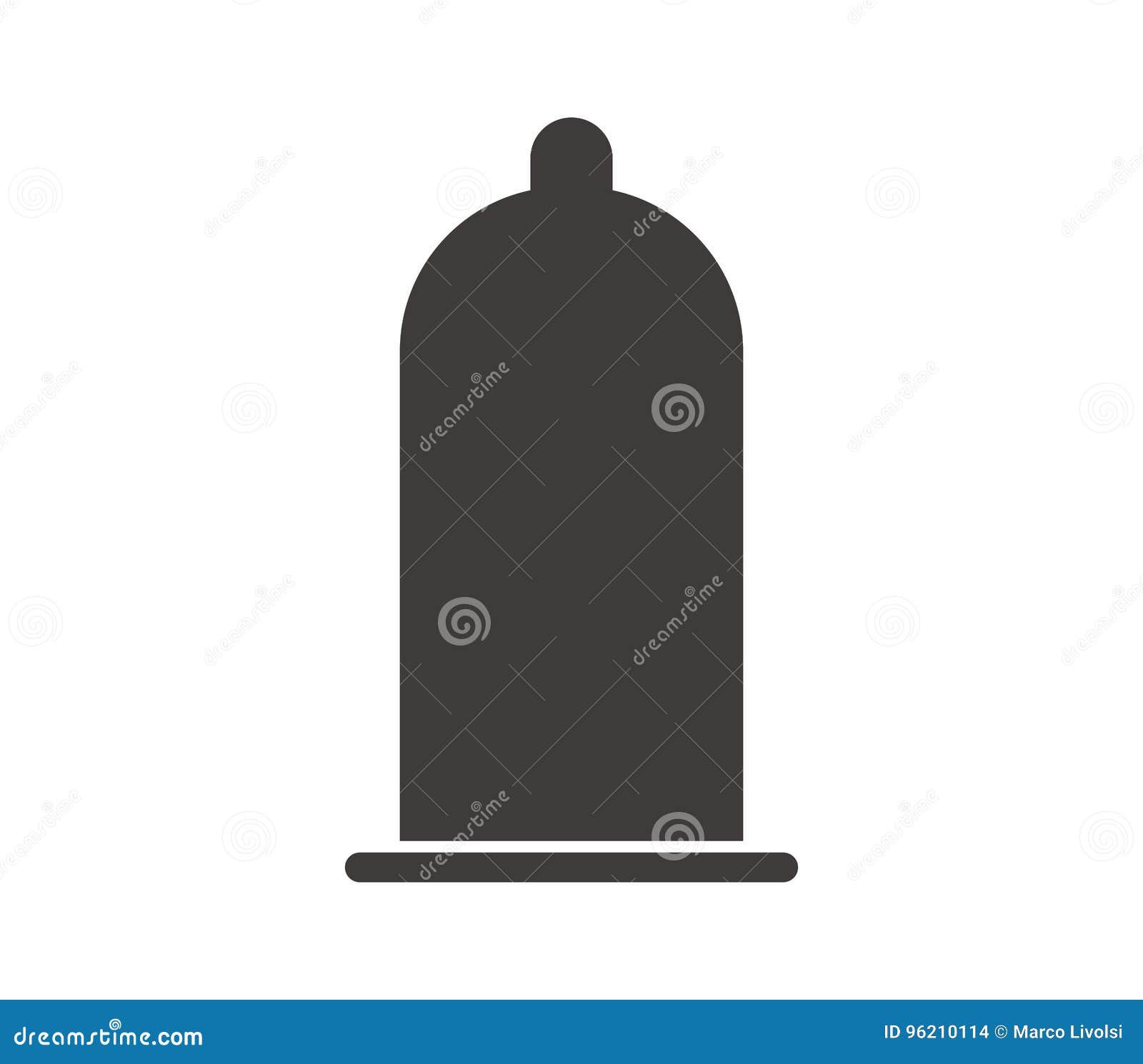 Icono del condón ilustrado stock de ilustración. Ilustración de hermoso ...