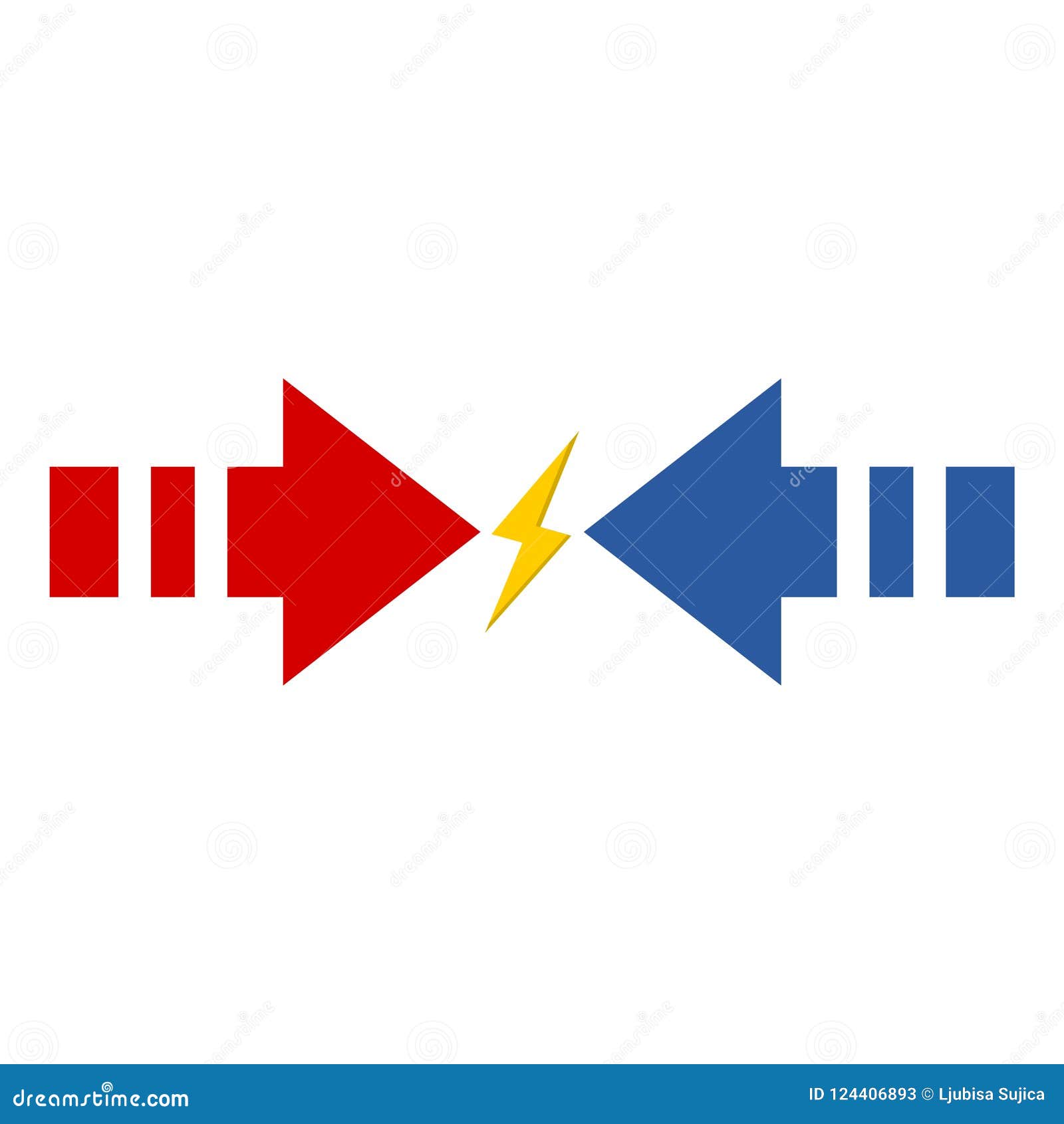 Icono Del Conflicto De Intereses Ilustración del Vector - Ilustración ...