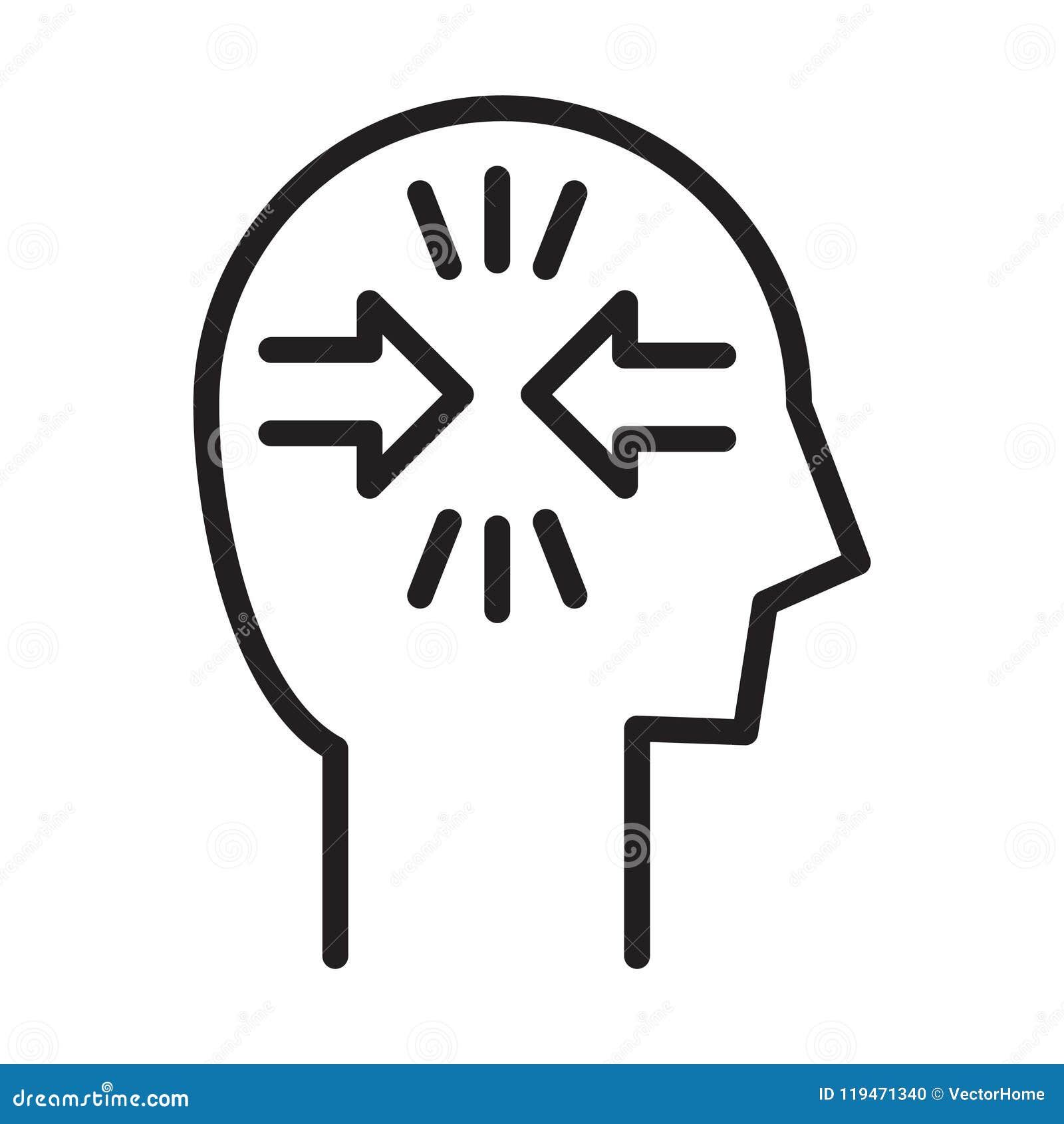 Icono Del Conflicto, Ejemplo Del Vector Ilustración del Vector ...