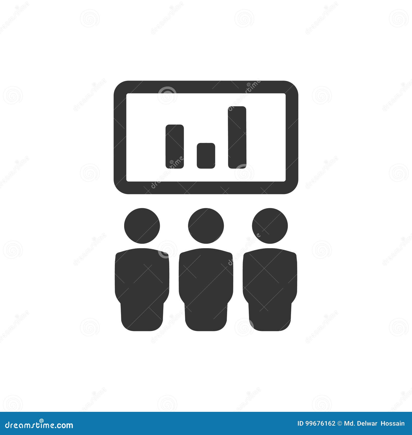 Icono Del Congreso De Negocios Ilustración del Vector - Ilustración de ...