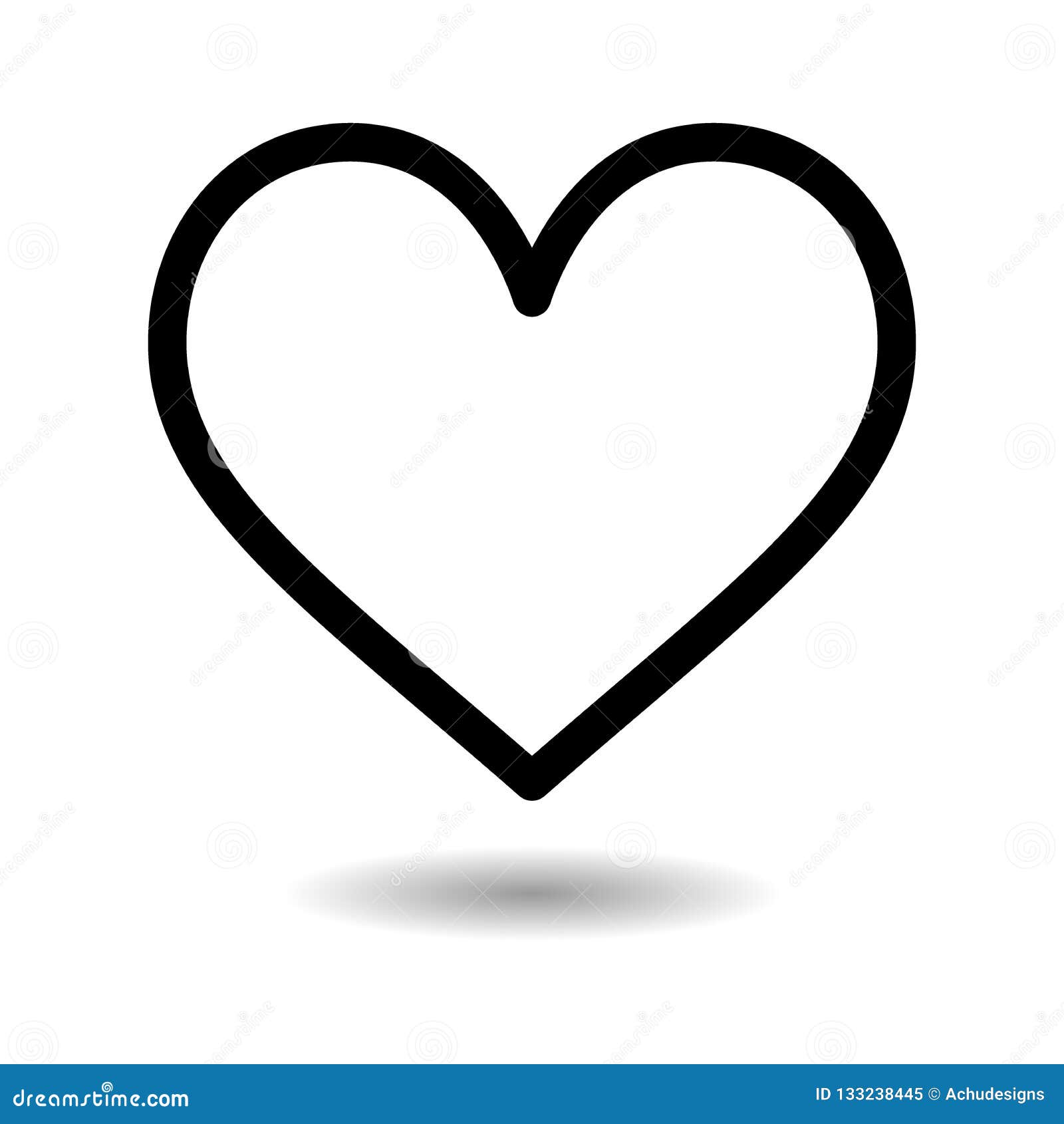 Icono del corazón ilustración del vector. Ilustración de gente - 133238445