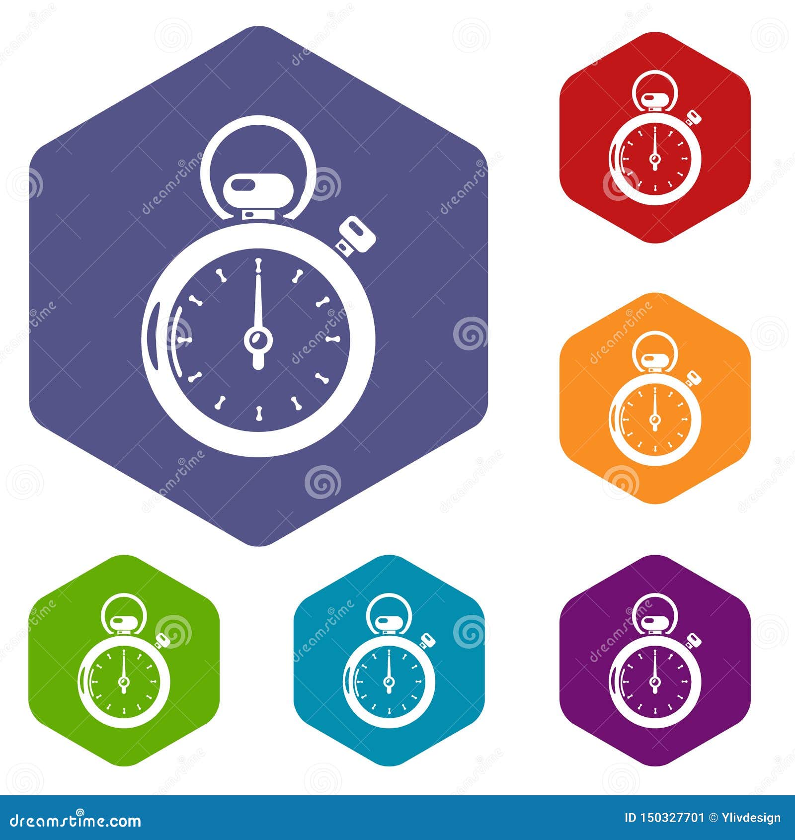 Icono Del Cron?metro, Estilo Simple Ilustración del Vector - Ilustración de alarmar, parada ...