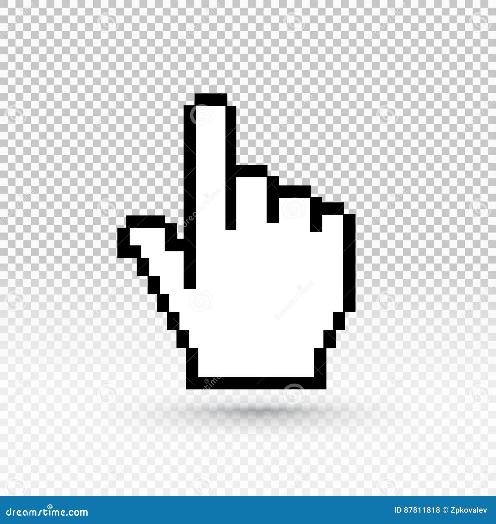 Icono Del Cursor De La Mano Ilustración EPS 10 Del Vector Diseño Plano ... Icono Del Cursor De La Mano Ilustración EPS 10 Del Vector Diseño Plano ...