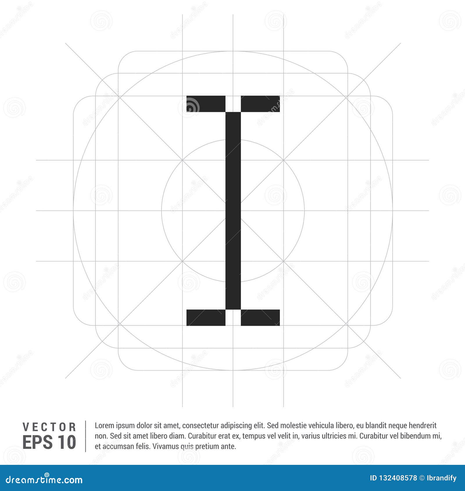 Icono del cursor del texto ilustración del vector. Ilustración de ...