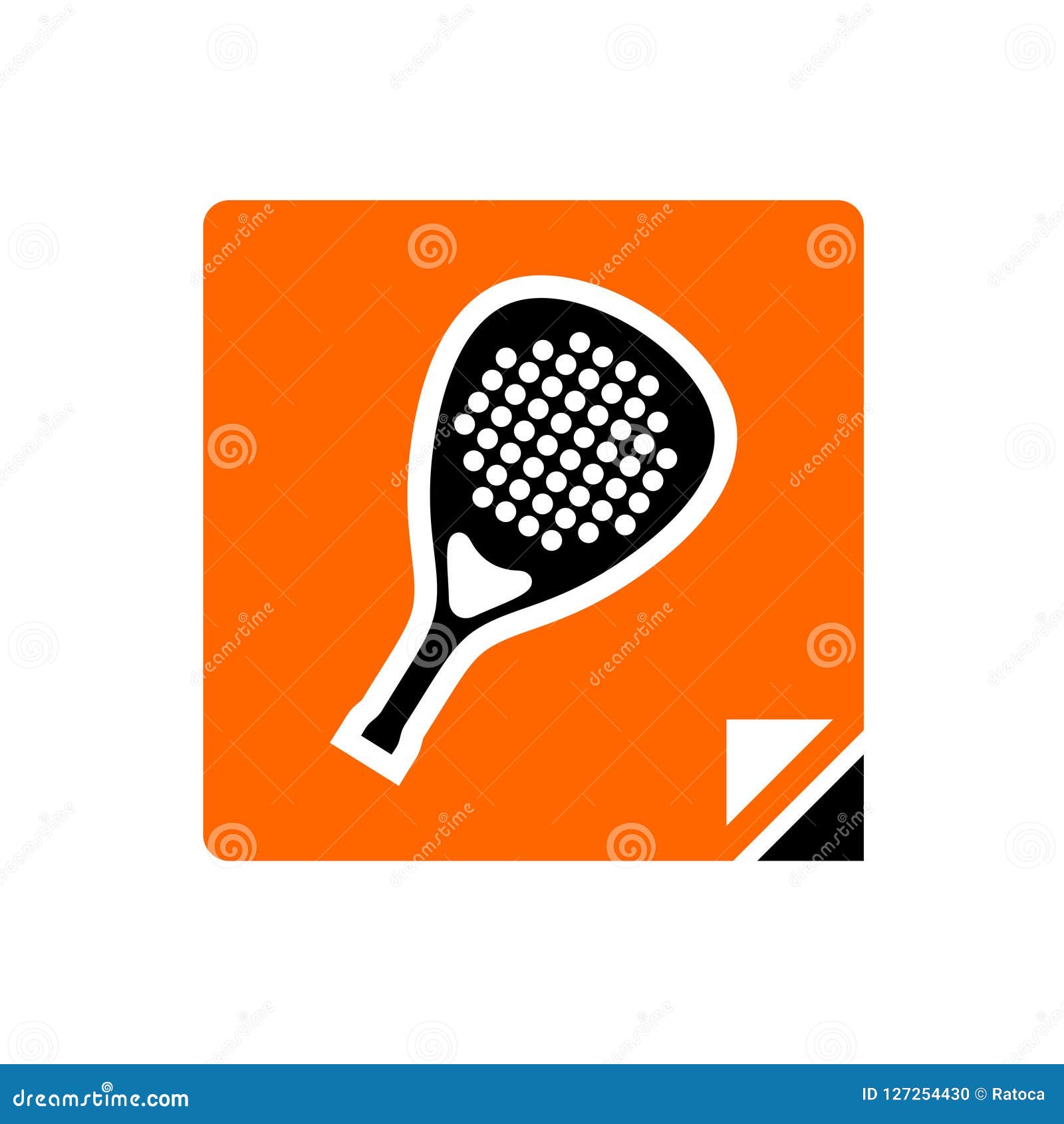 Icono del deporte de Padel ilustración del vector. Ilustración de ...