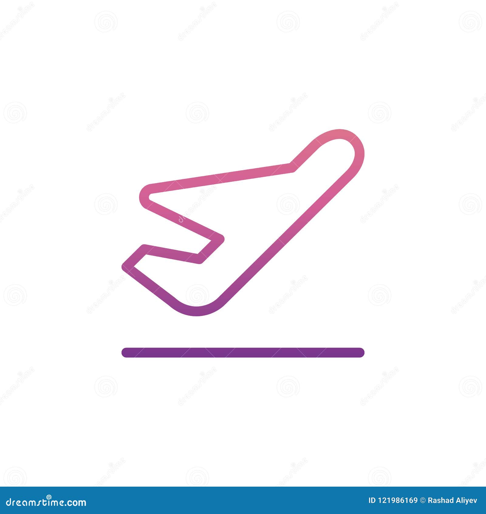 Icono Del Despegue En El Estilo De Nolan Stock de ilustración ...