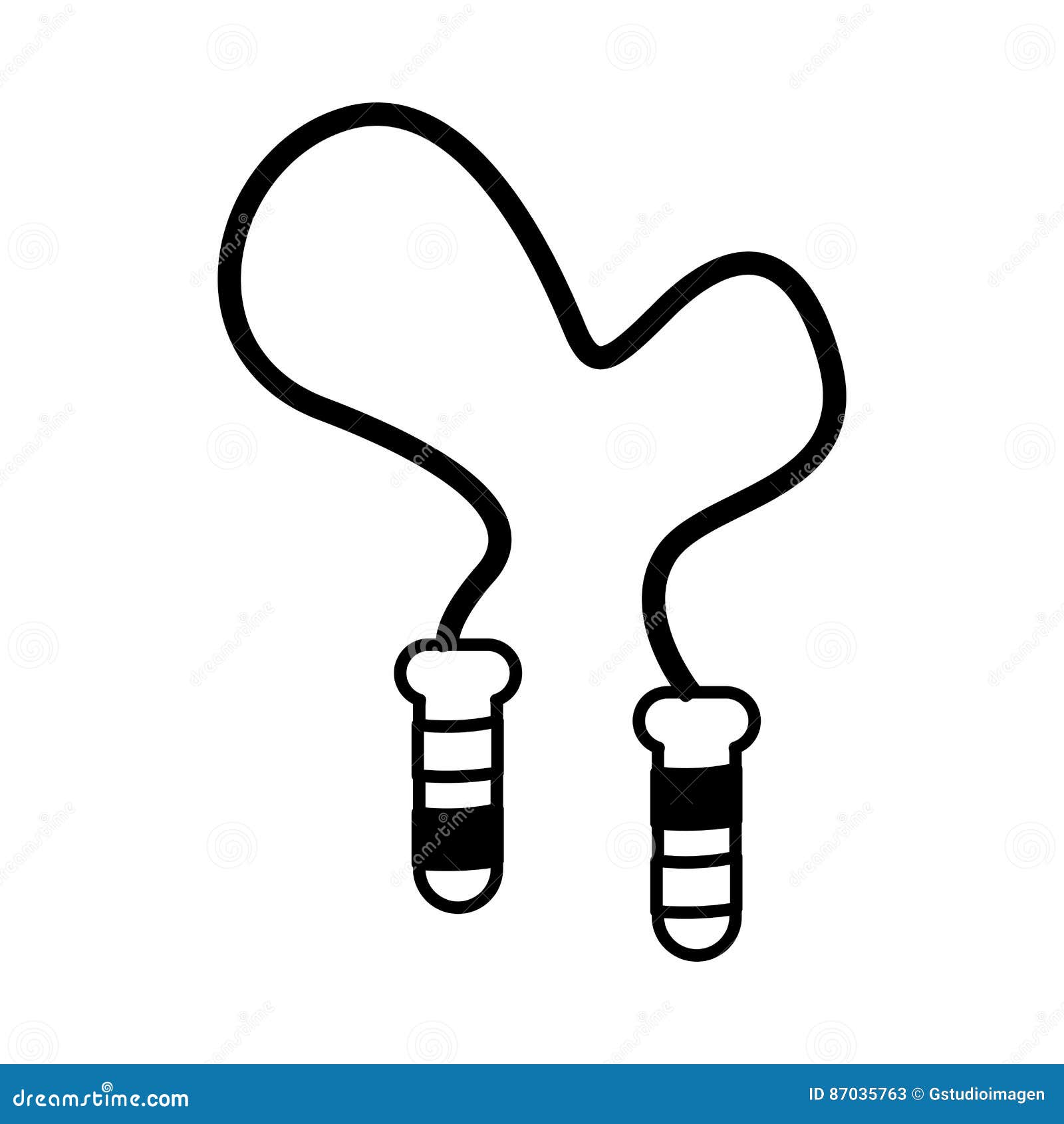 Icono Del Dibujo De La Comba Ilustración del Vector - Ilustración de ...