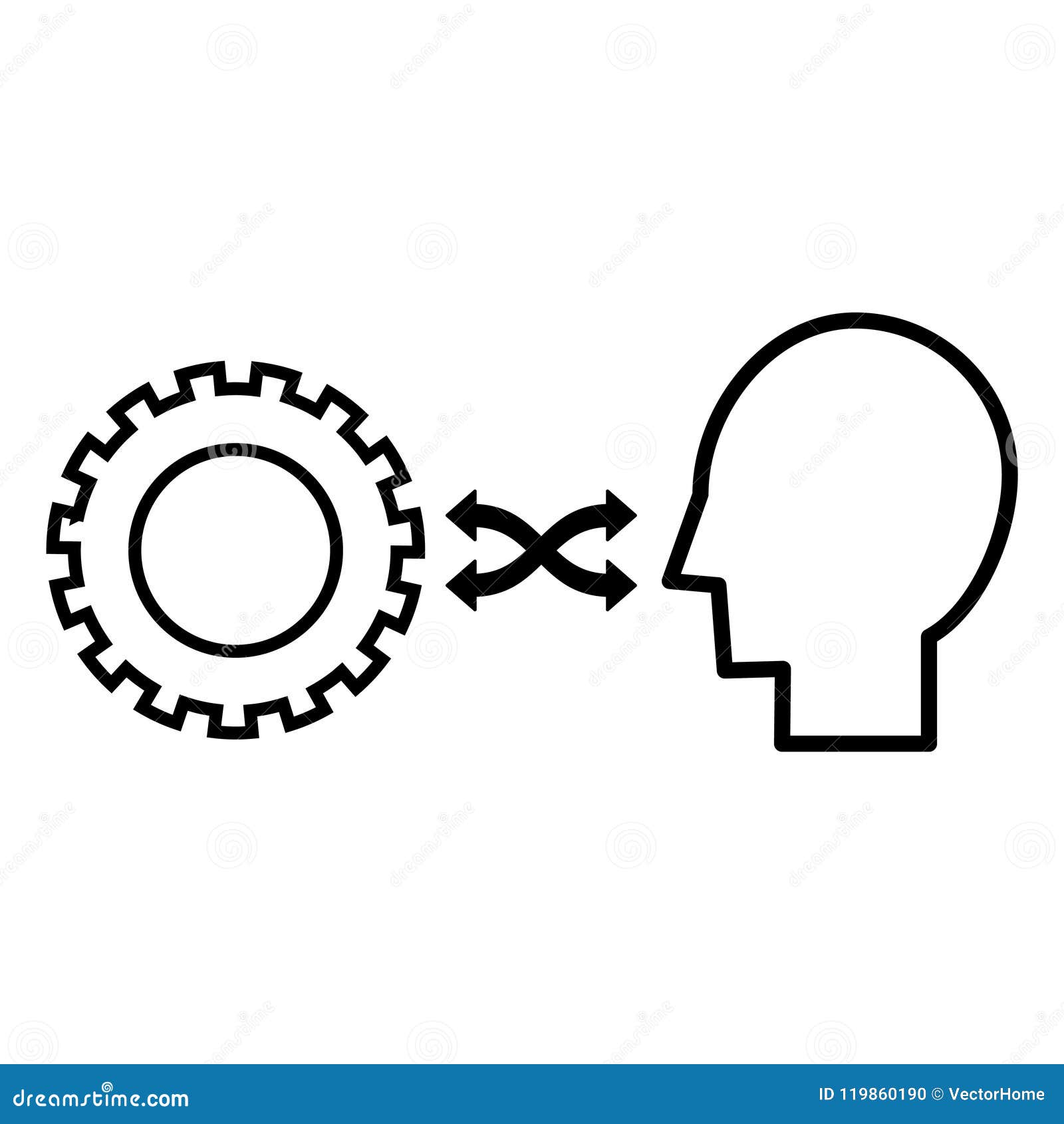 Icono Del Diseño De La Interacción, Ejemplo Del Vector Ilustración del ...