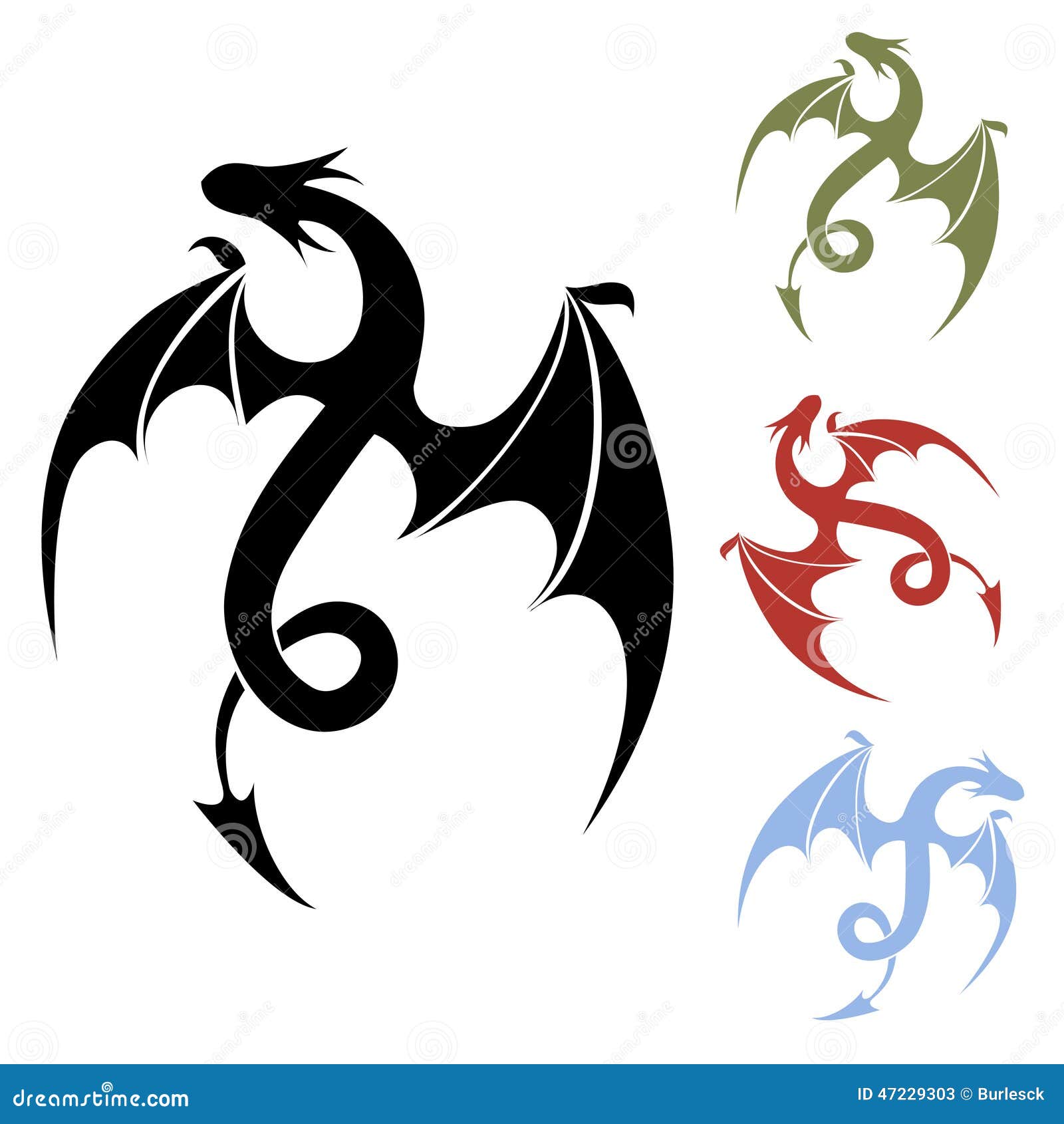 Icono del dragón ilustración del vector. Ilustración de estilo - 47229303