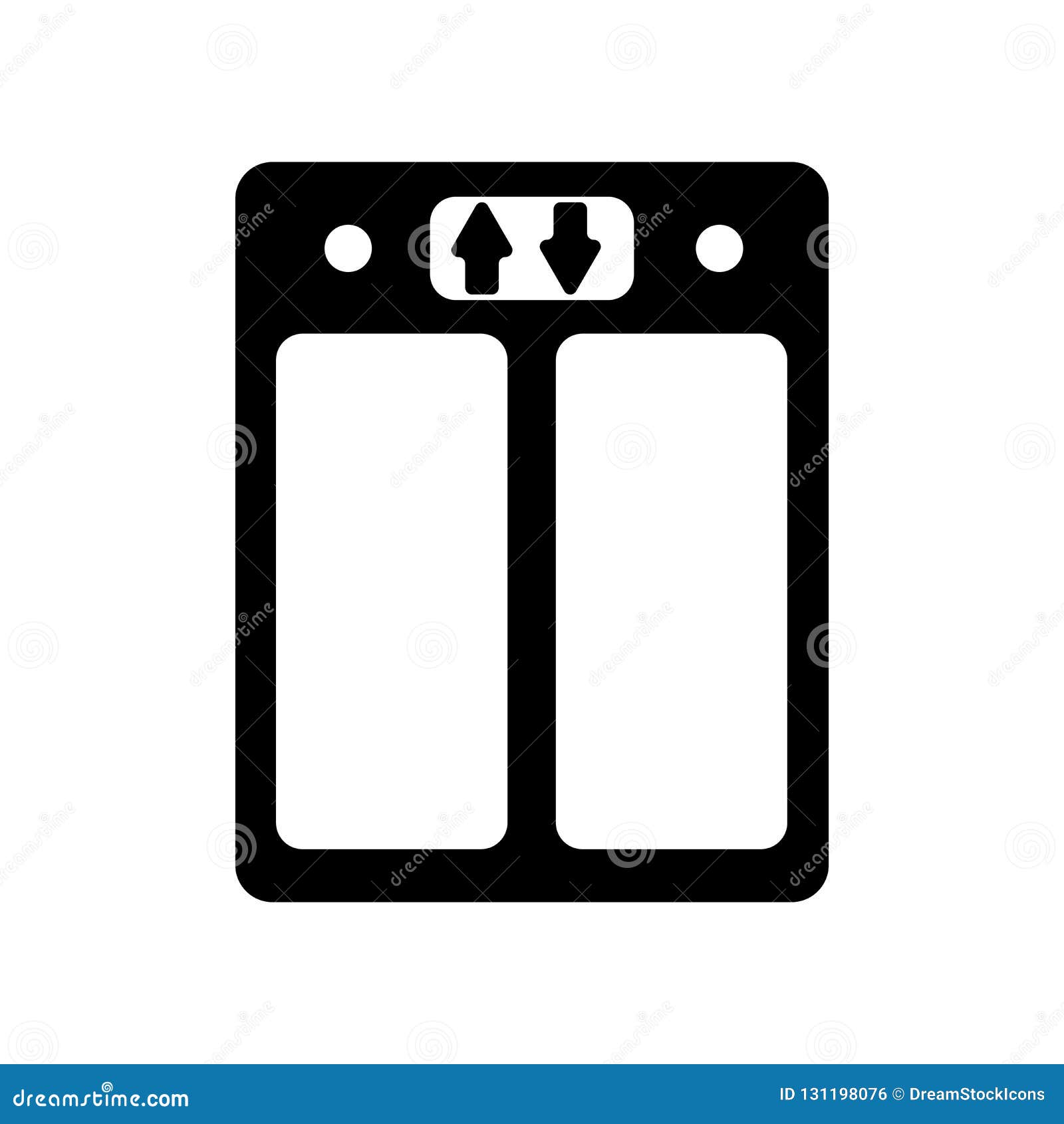 Icono del elevador ilustración del vector. Ilustración de entrada ...