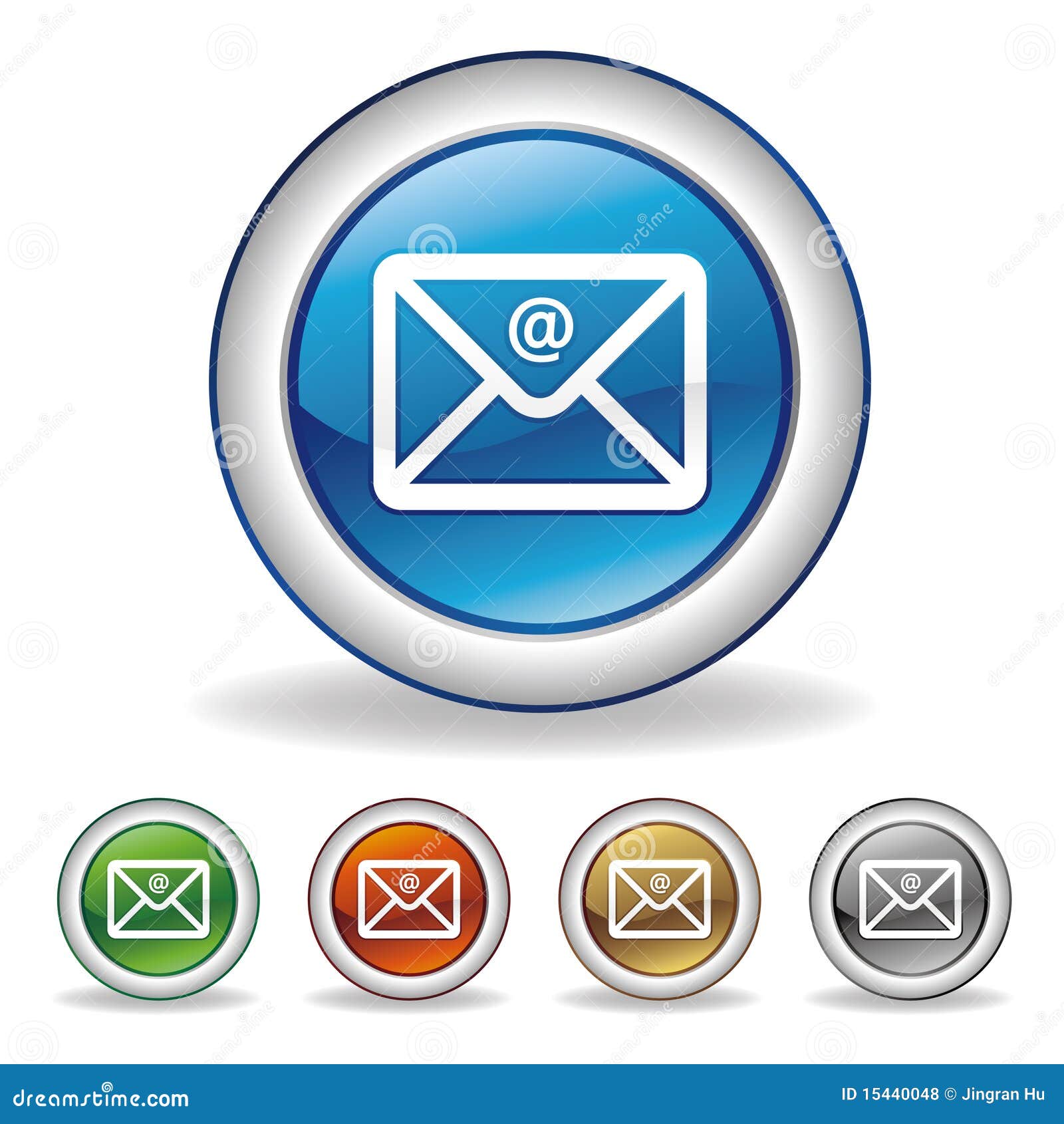 Icono del email ilustración del vector. Ilustración de poste - 15440048