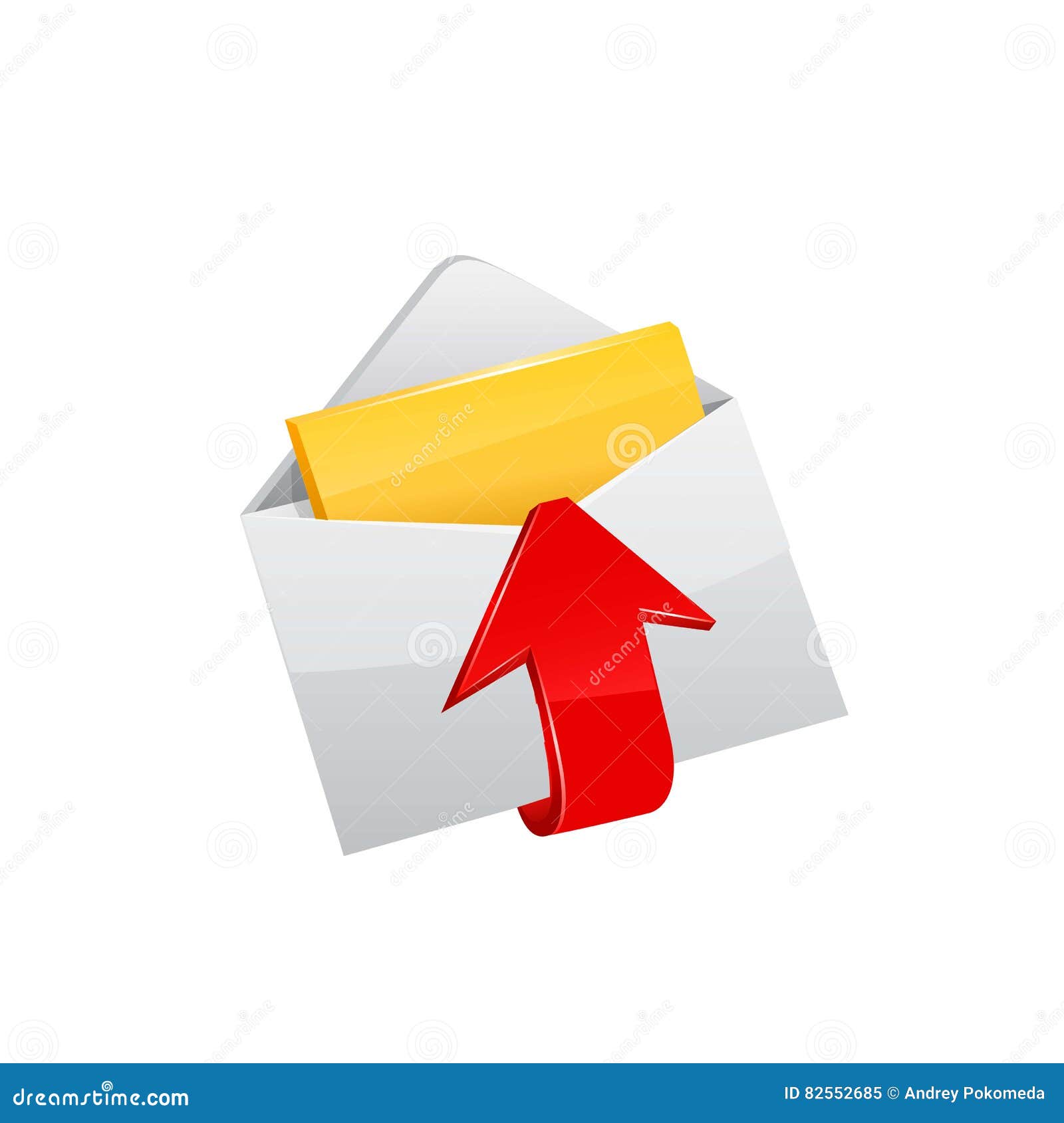 Icono del email Vector ilustración del vector. Ilustración de internet ...