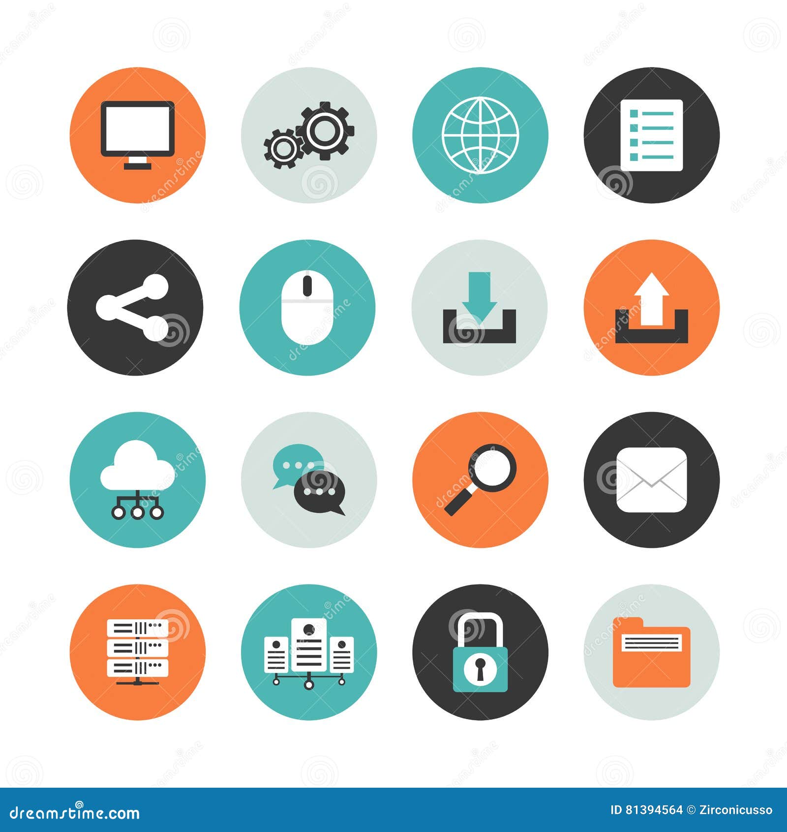 Icono Del Esquema De La Nube Ilustración del Vector - Ilustración de ...