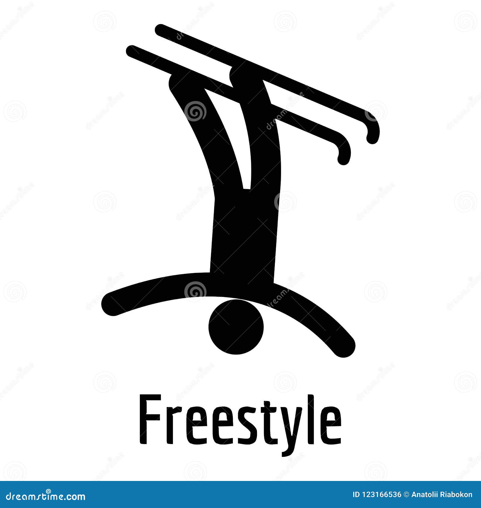 Icono Del Estilo Libre, Estilo Simple Stock de ilustración ...