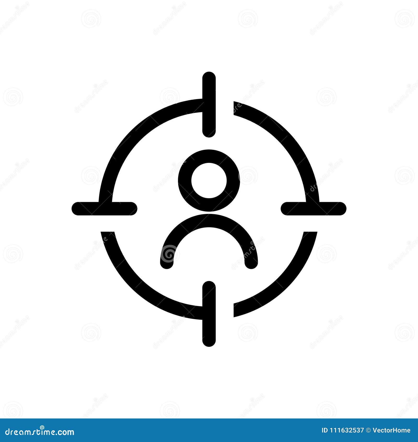 Icono Del Foco, Ejemplo Del Vector Ilustración del Vector - Ilustración ...