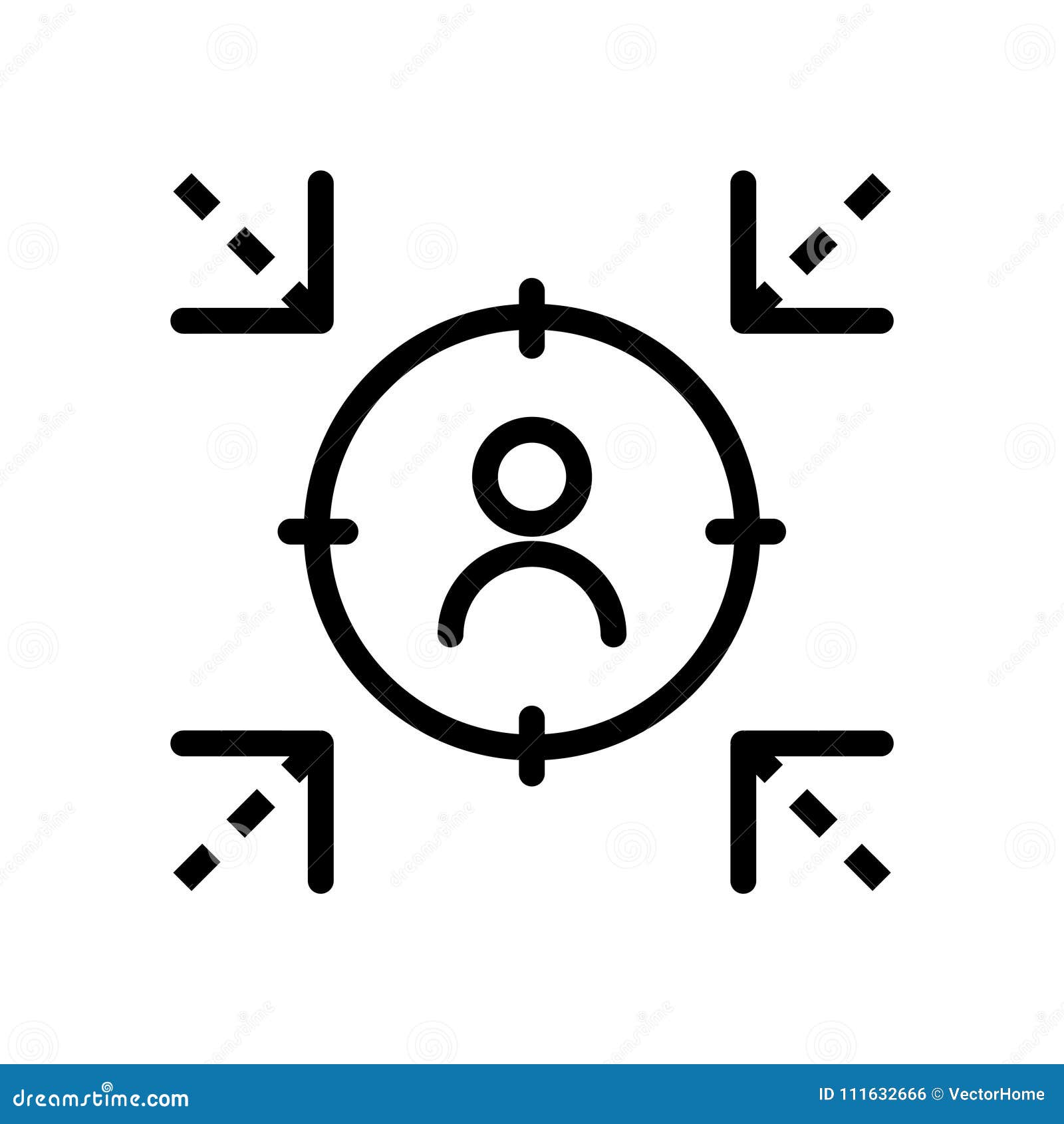 Icono Del Foco, Ejemplo Del Vector Ilustración del Vector - Ilustración ...