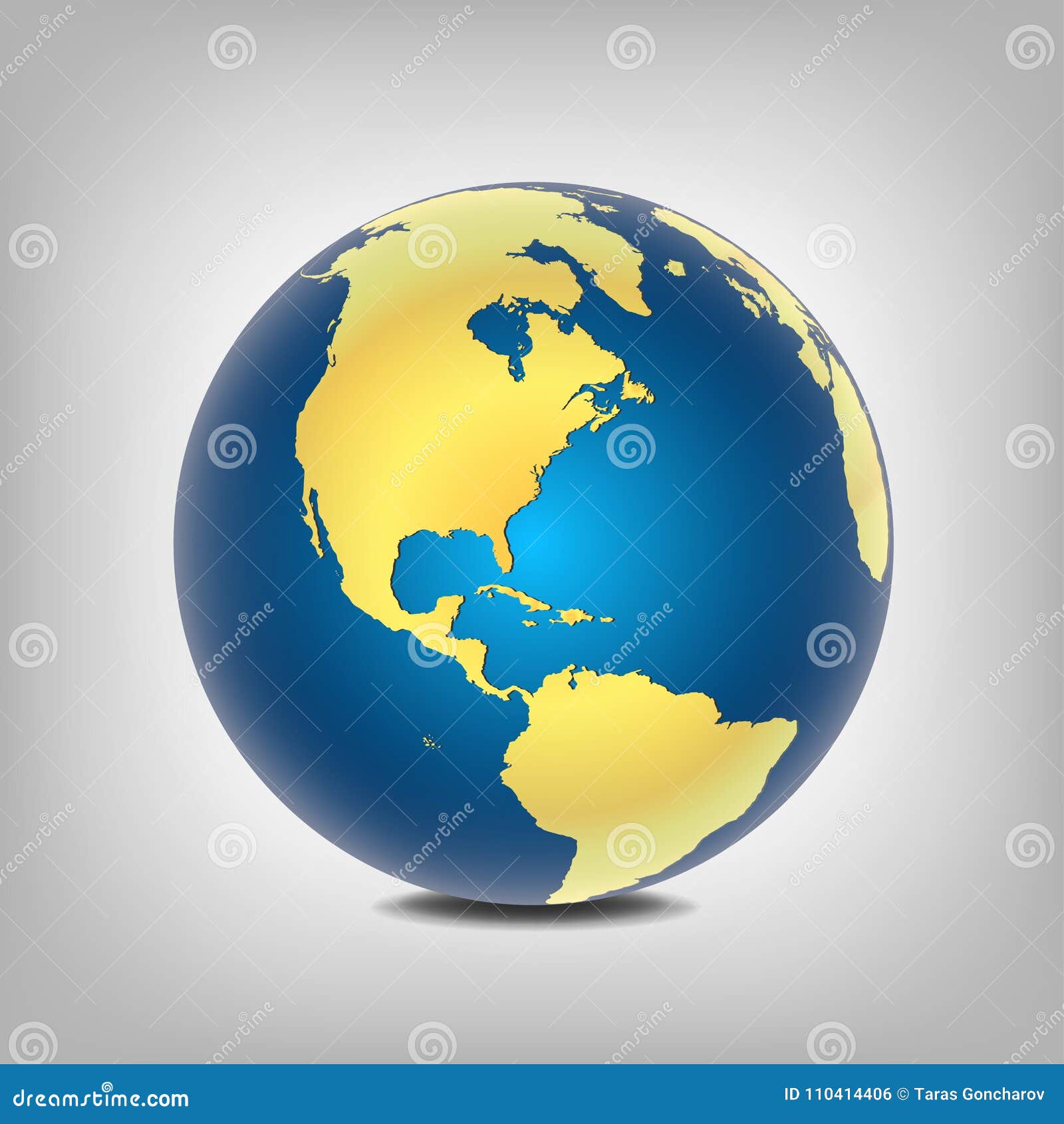 Icono Del Globo Del Vector Del Mundo Ilustración del Vector ...