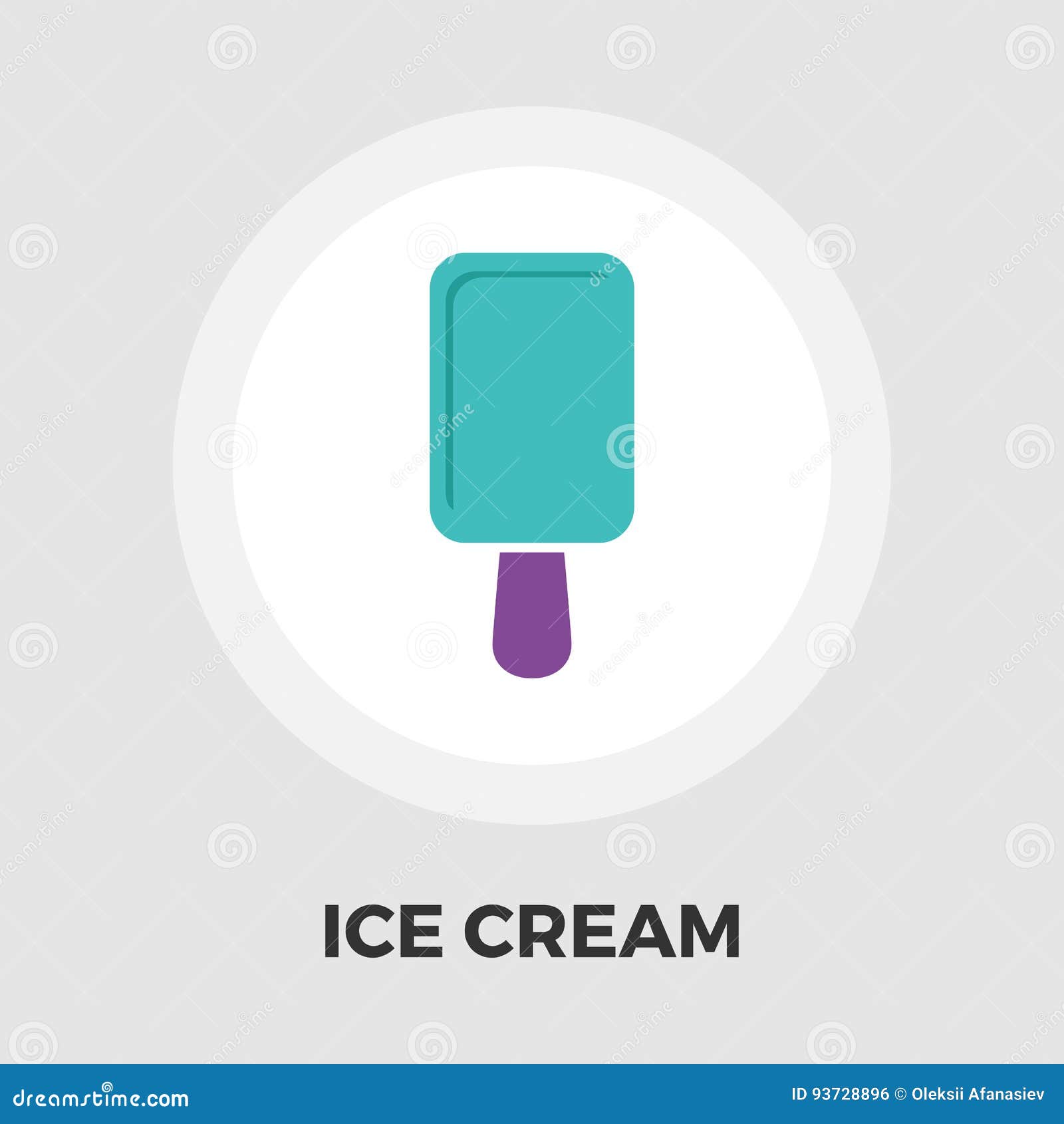 Icono del helado ilustración del vector. Ilustración de sabor - 93728896