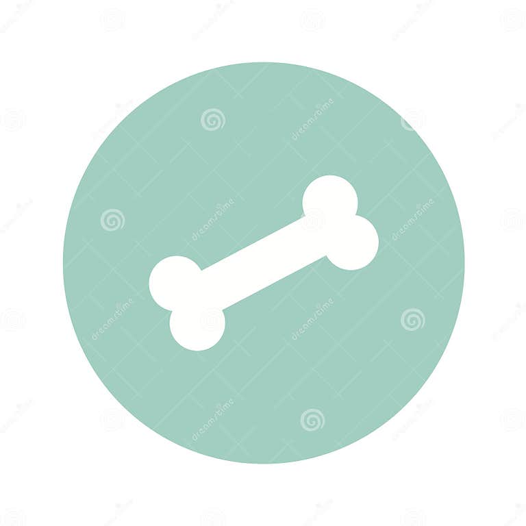 Icono del hueso Vector ilustración del vector. Ilustración de objeto ...