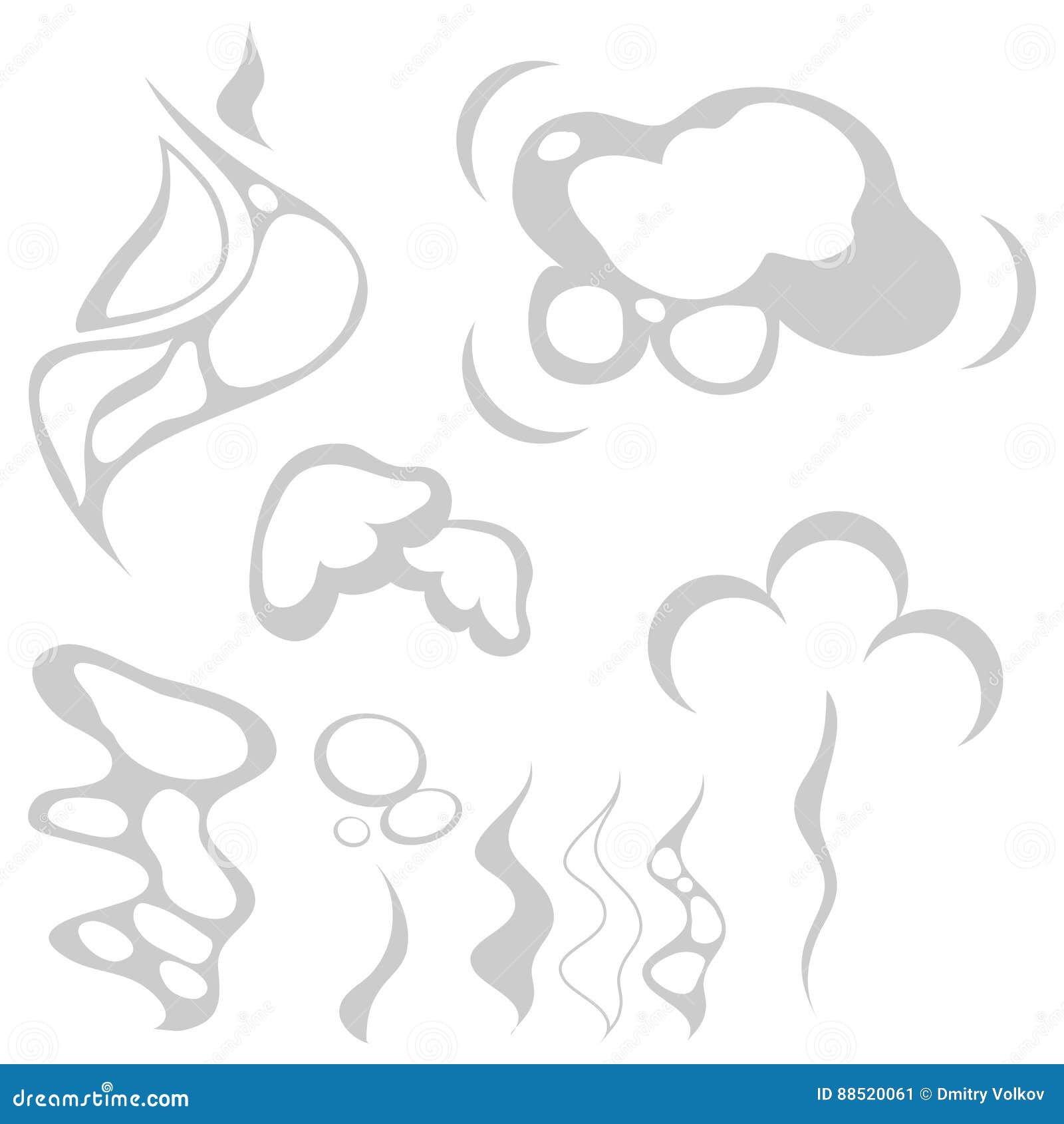 Icono del humo ilustración del vector. Ilustración de salud - 88520061