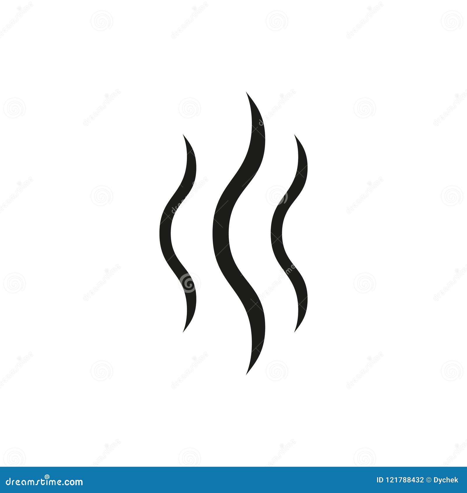 Icono Del Humo Ejemplo Simple Del Vector Ilustración del Vector ...