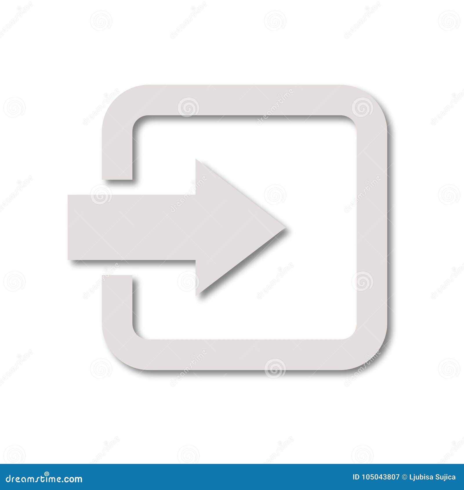 Icono del inicio de sesión ilustración del vector. Ilustración de ...