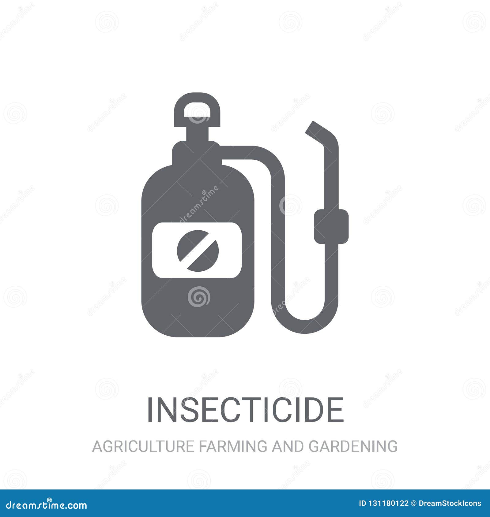 Icono del insecticida ilustración del vector. Ilustración de pesticida ...