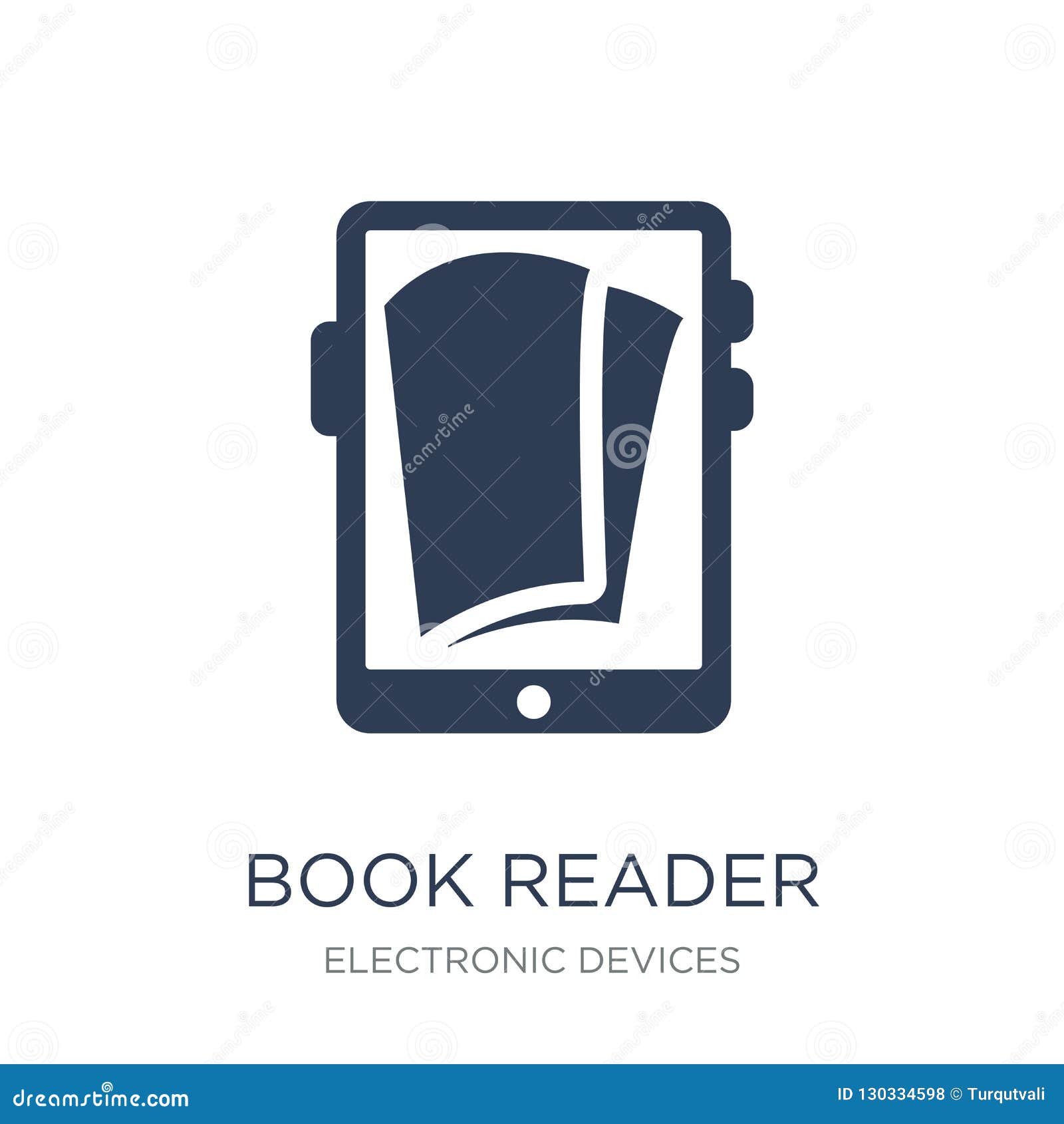 Icono del lector del libro ilustración del vector. Ilustración de ...