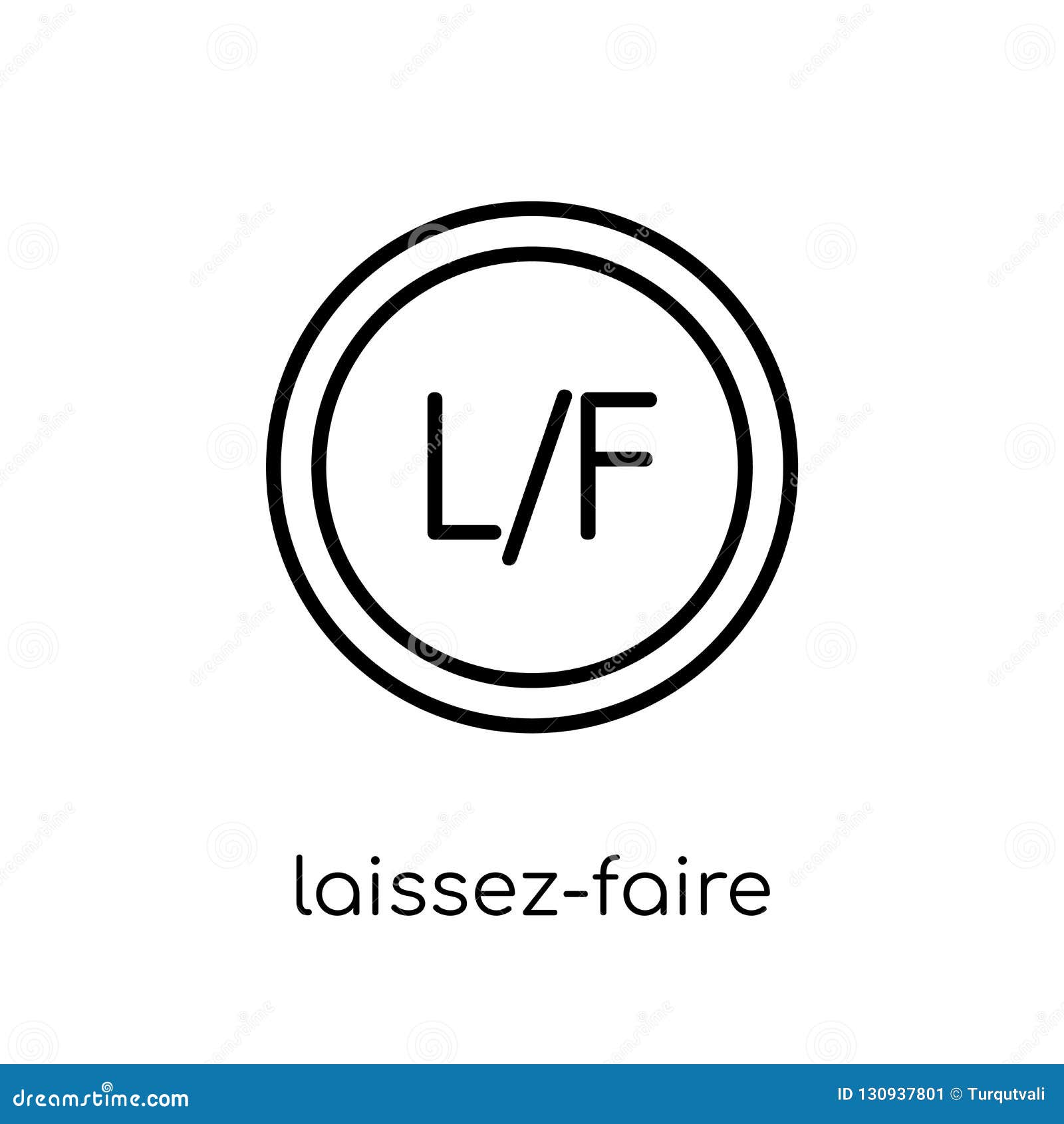 Icono del liberalismo ilustración del vector. Ilustración de deletreado ...