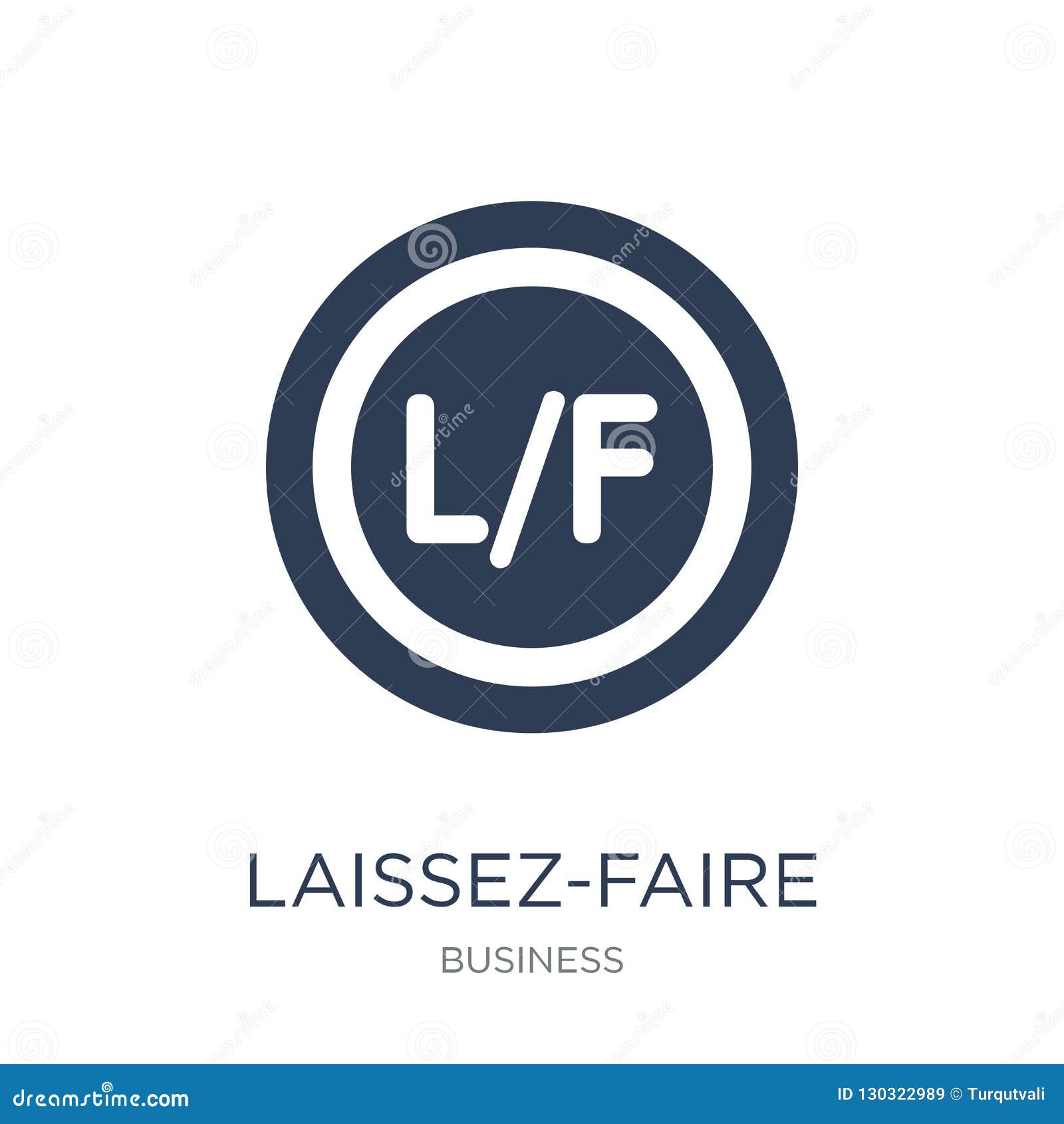 Icono Del Liberalismo Icono Plano De Moda Del Liberalismo Del Vector En ...