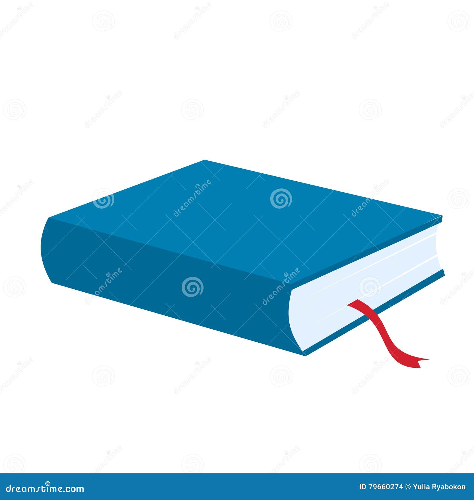 Icono del libro azul ilustración del vector. Ilustración de sitio ...