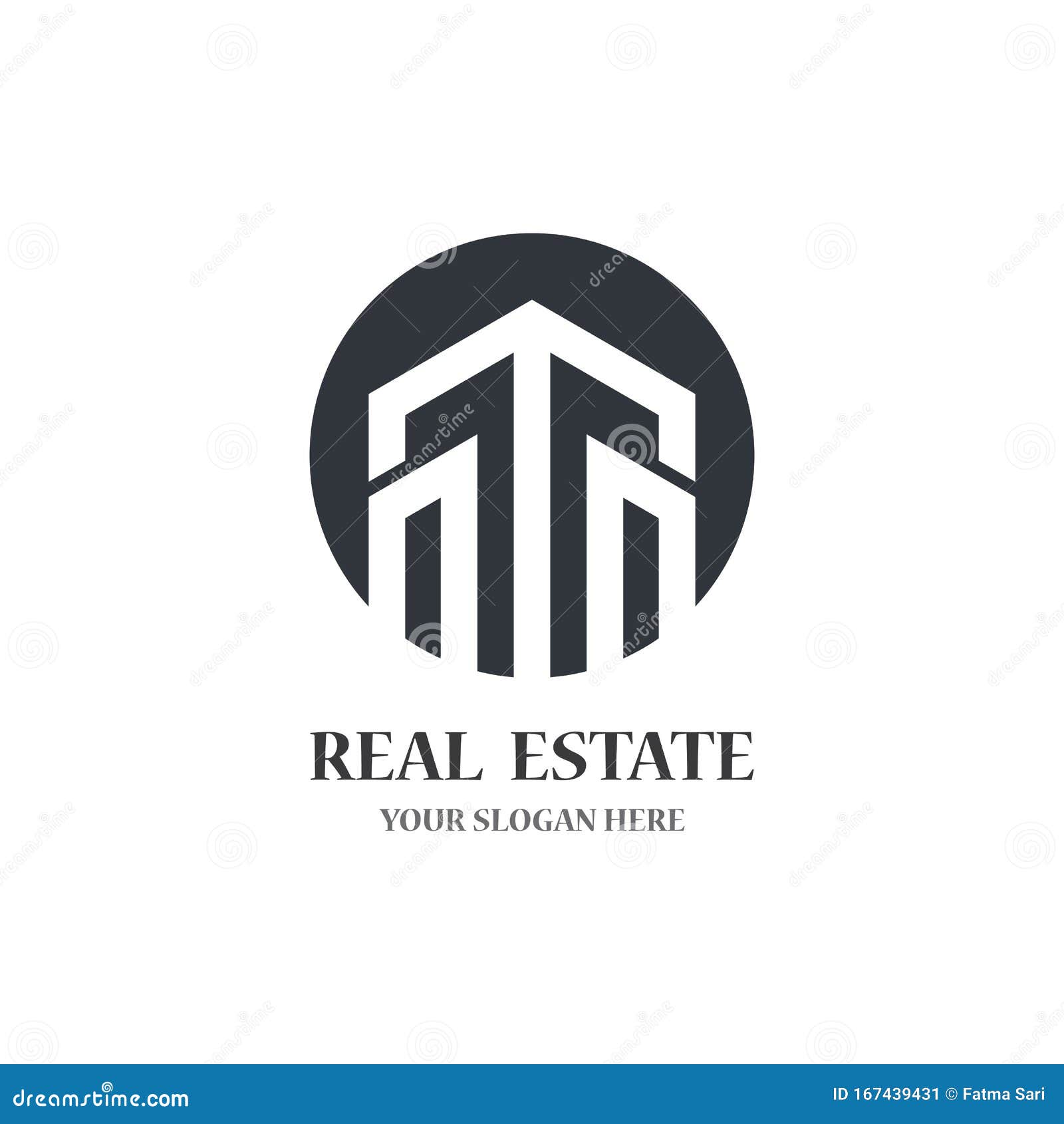 Icono Del Logotipo Inmobiliario Ilustración del Vector - Ilustración de ...