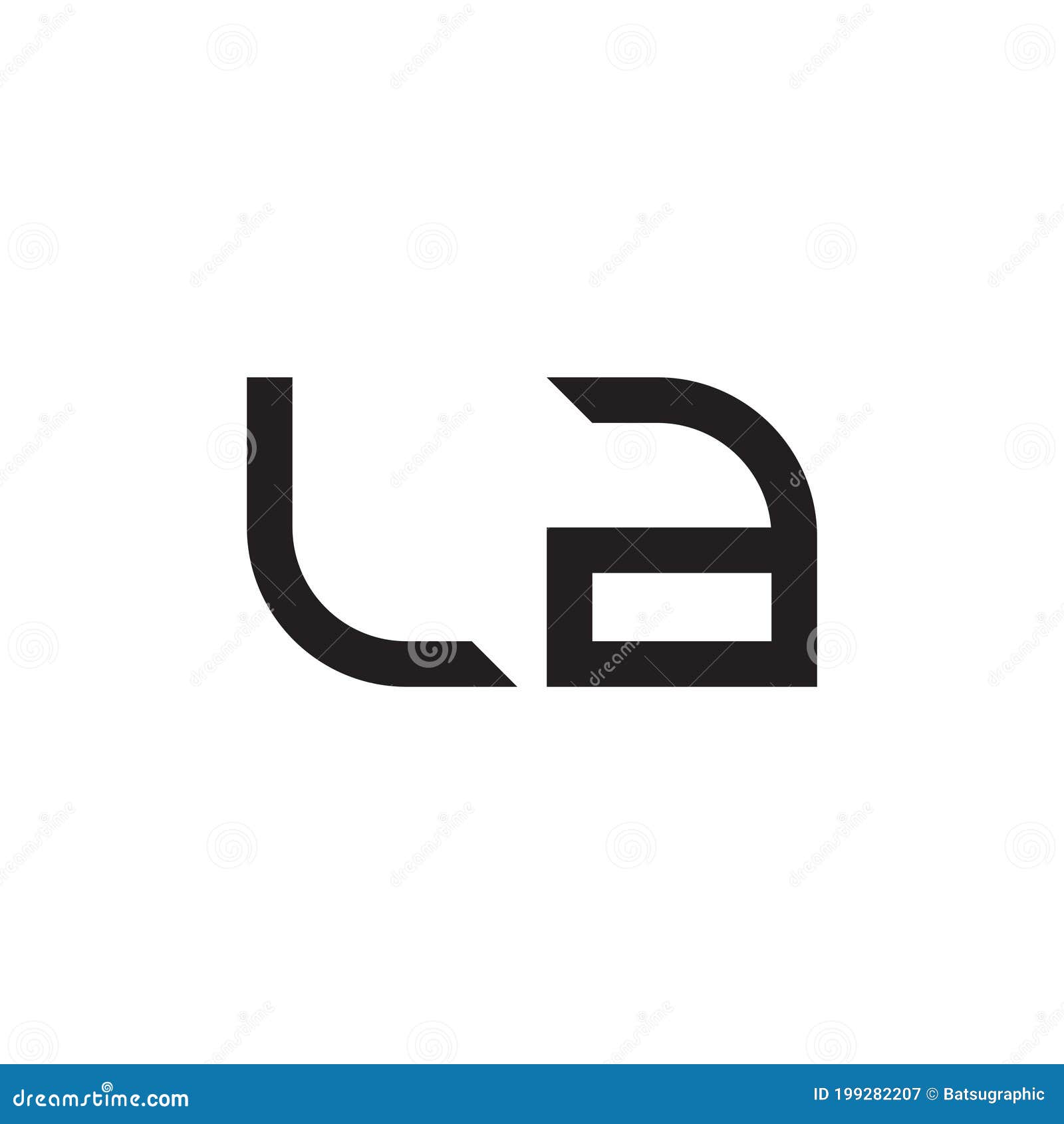 Icono Del Logotipo Del Vector De La Letra Inicial Ilustración del ...