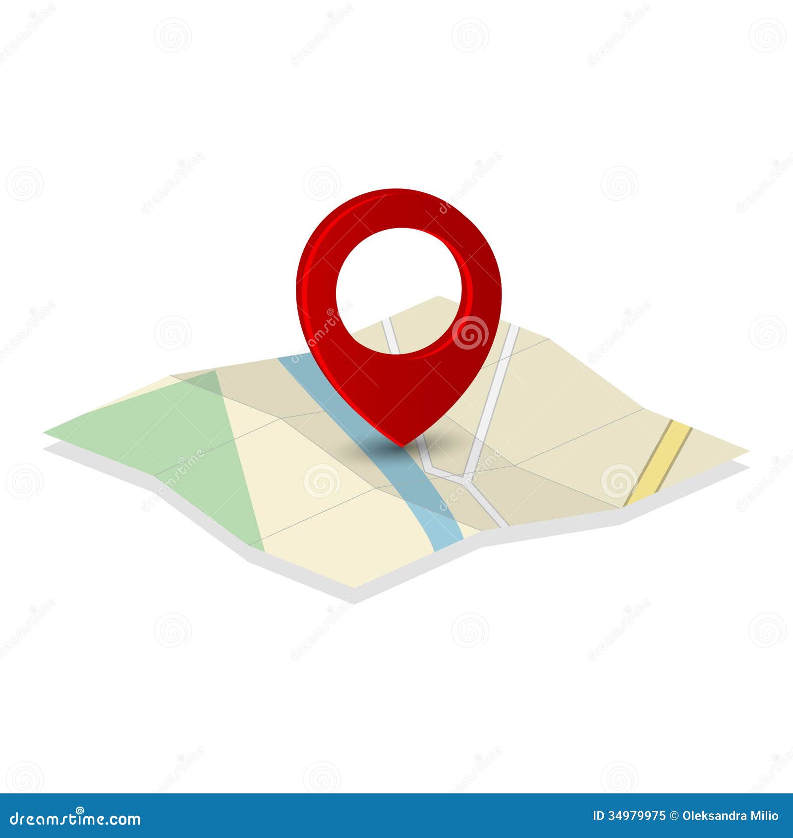 Icono Del Mapa Con Pin Pointer Ilustración del Vector - Ilustración de ...