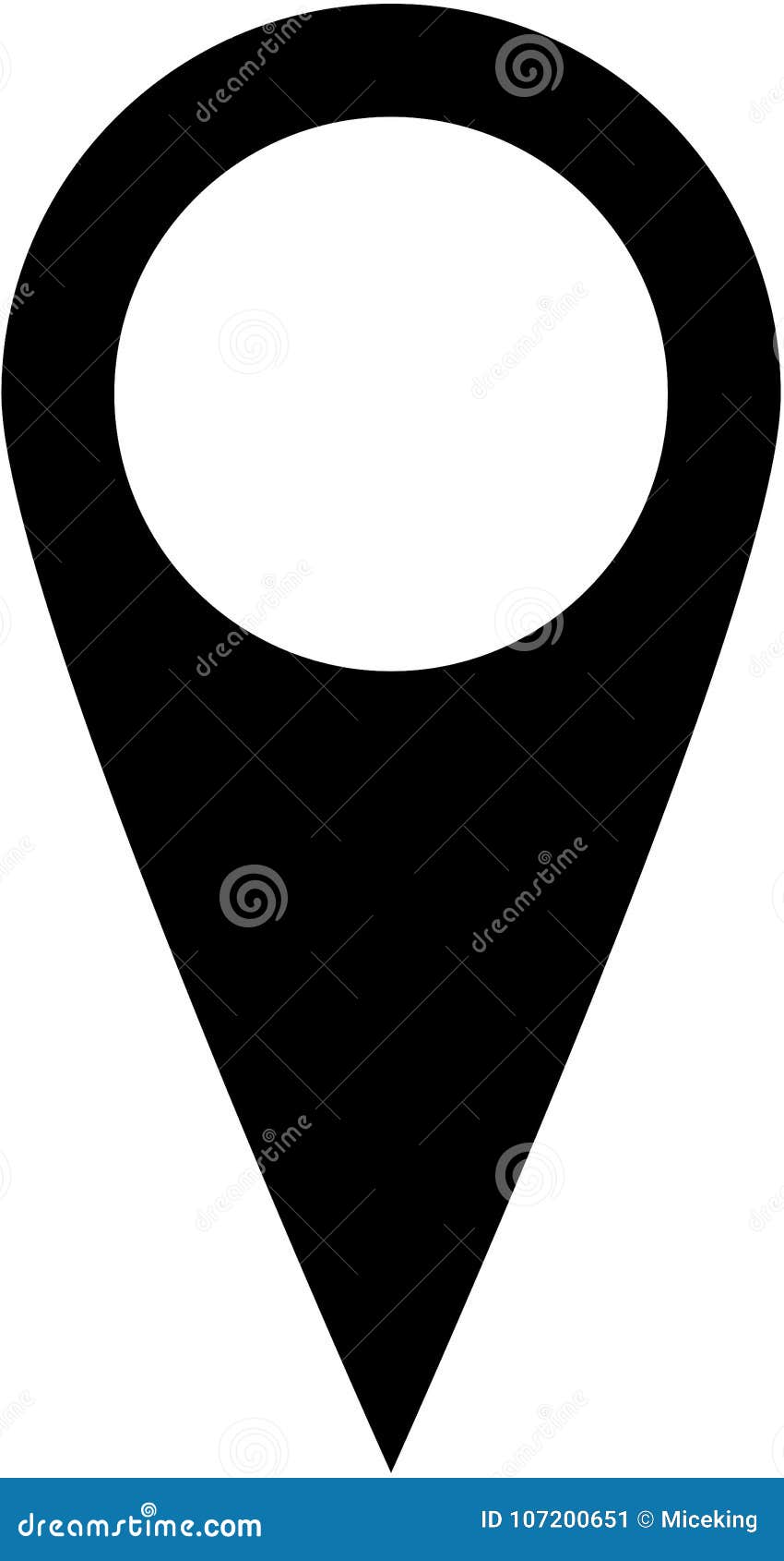 Icono Del Marcador Del Mapa Ilustración del Vector - Ilustración de ...