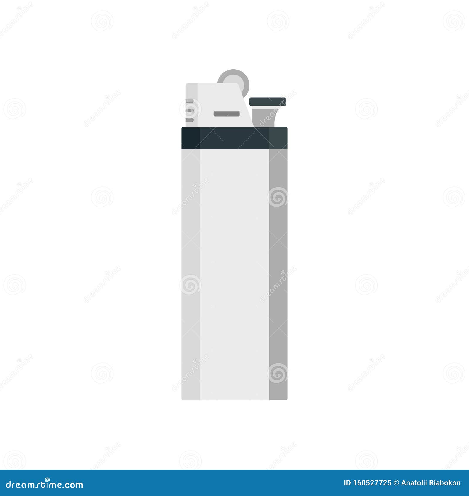 Icono Del Mechero, Estilo Plano Ilustración del Vector - Ilustración de ...