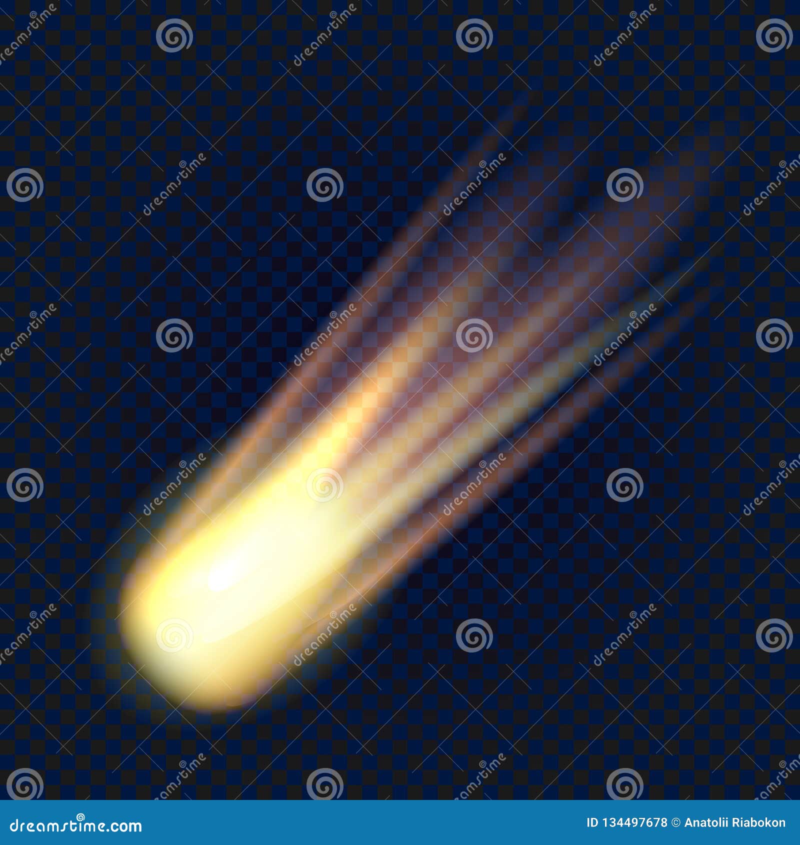 Icono Del Meteorito, Estilo Realista Ilustración del Vector ...