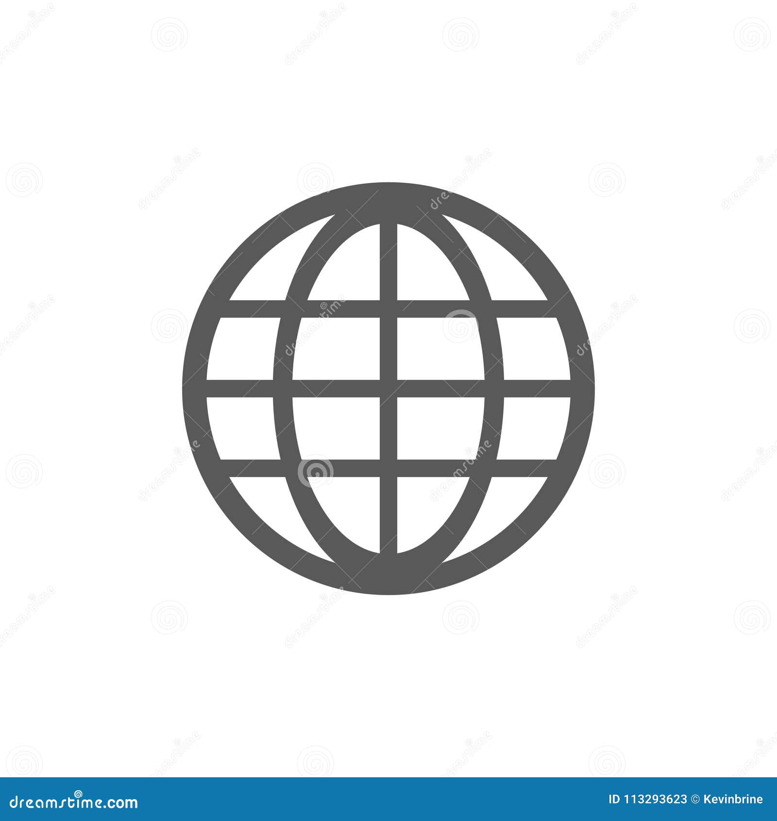 Icono del mundo ilustración del vector. Ilustración de aislado - 113293623