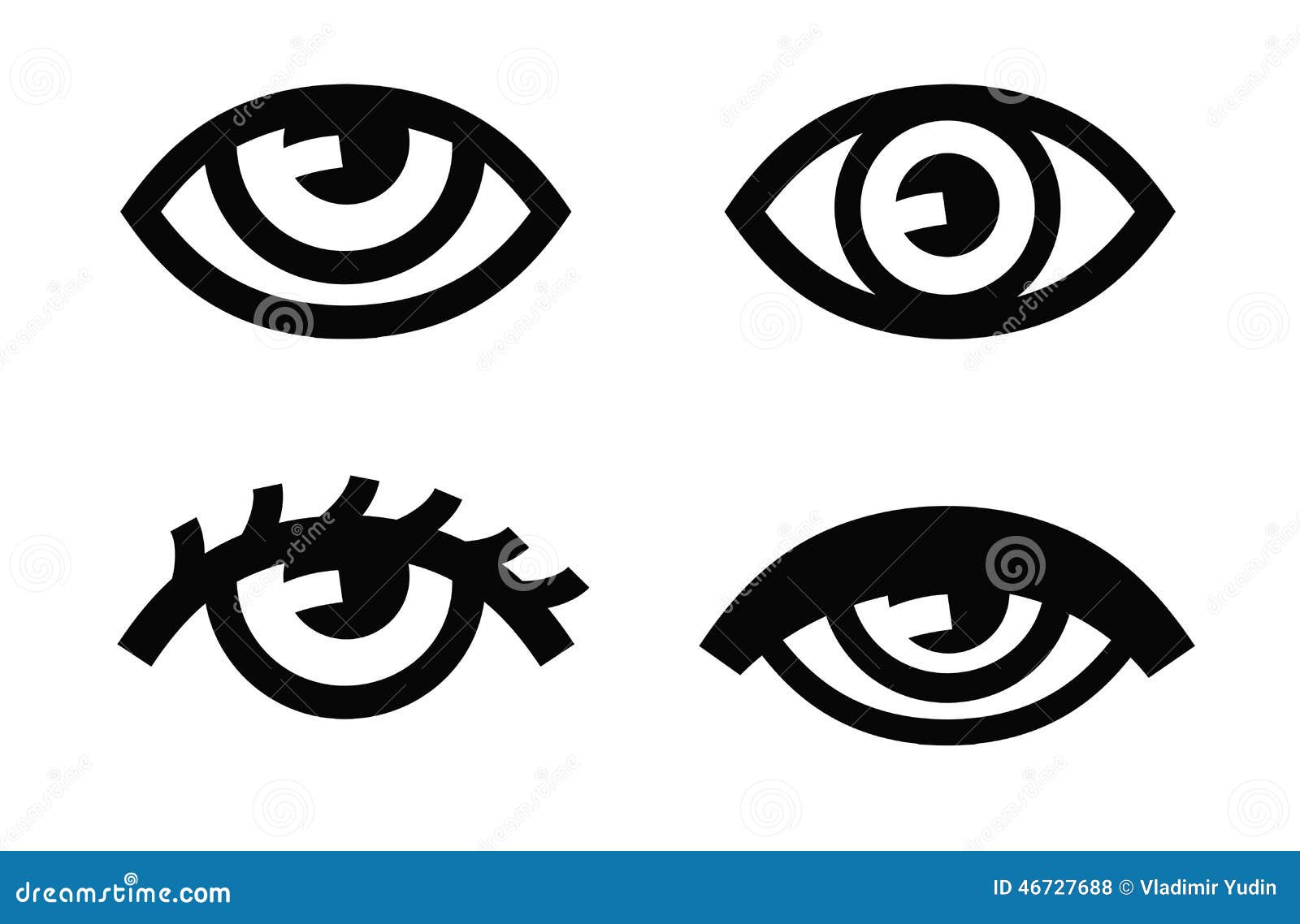 Icono del ojo ilustración del vector. Ilustración de salud - 46727688