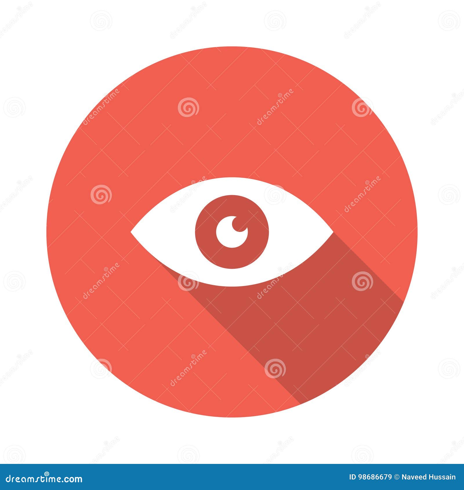 Icono del ojo stock de ilustración. Ilustración de iconos - 98686679