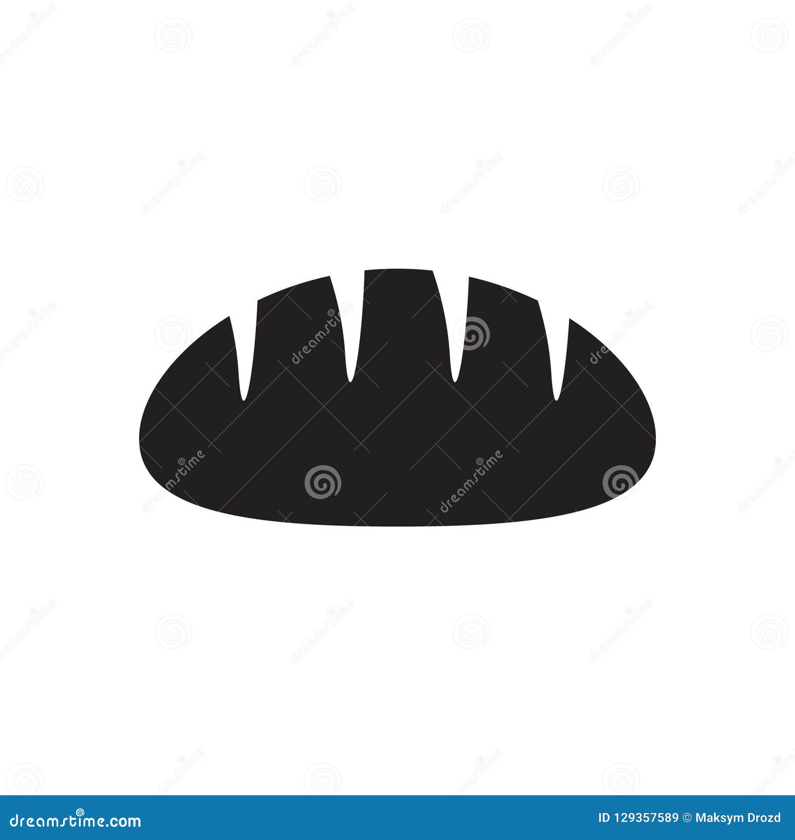 Icono Del Pan, Vector Del Pan Del Pan Ilustración del Vector ...