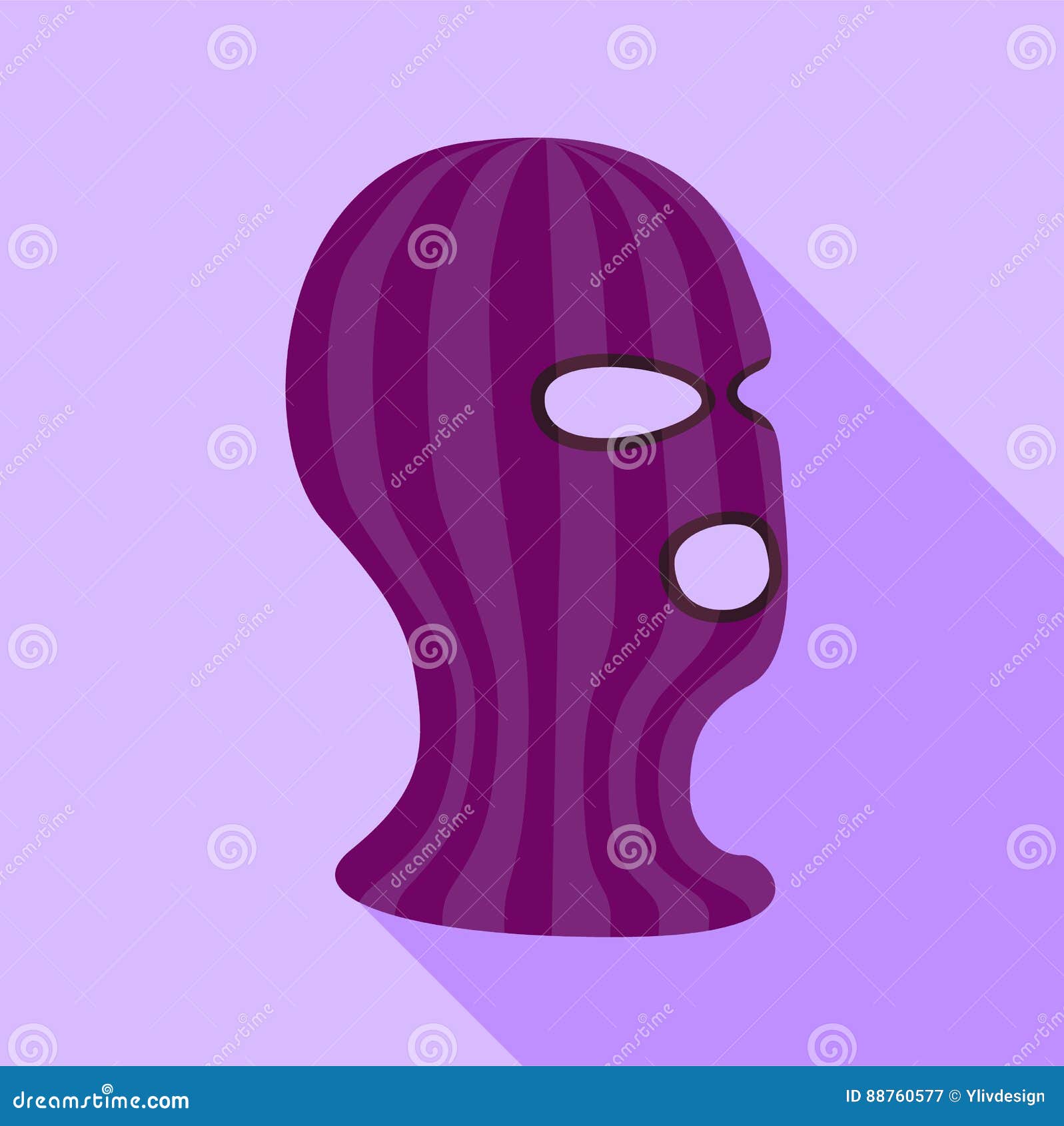 Icono Del Pasamontañas, Estilo Plano Ilustración del Vector - Ilustración de movimiento, hembra ...