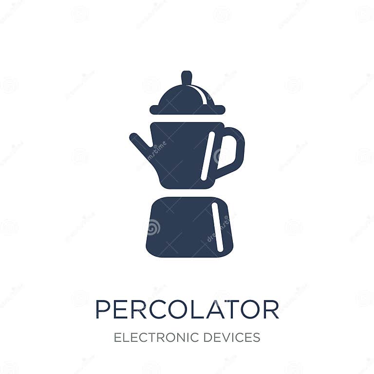 Icono del percolador ilustración del vector. Ilustración de expresado ...