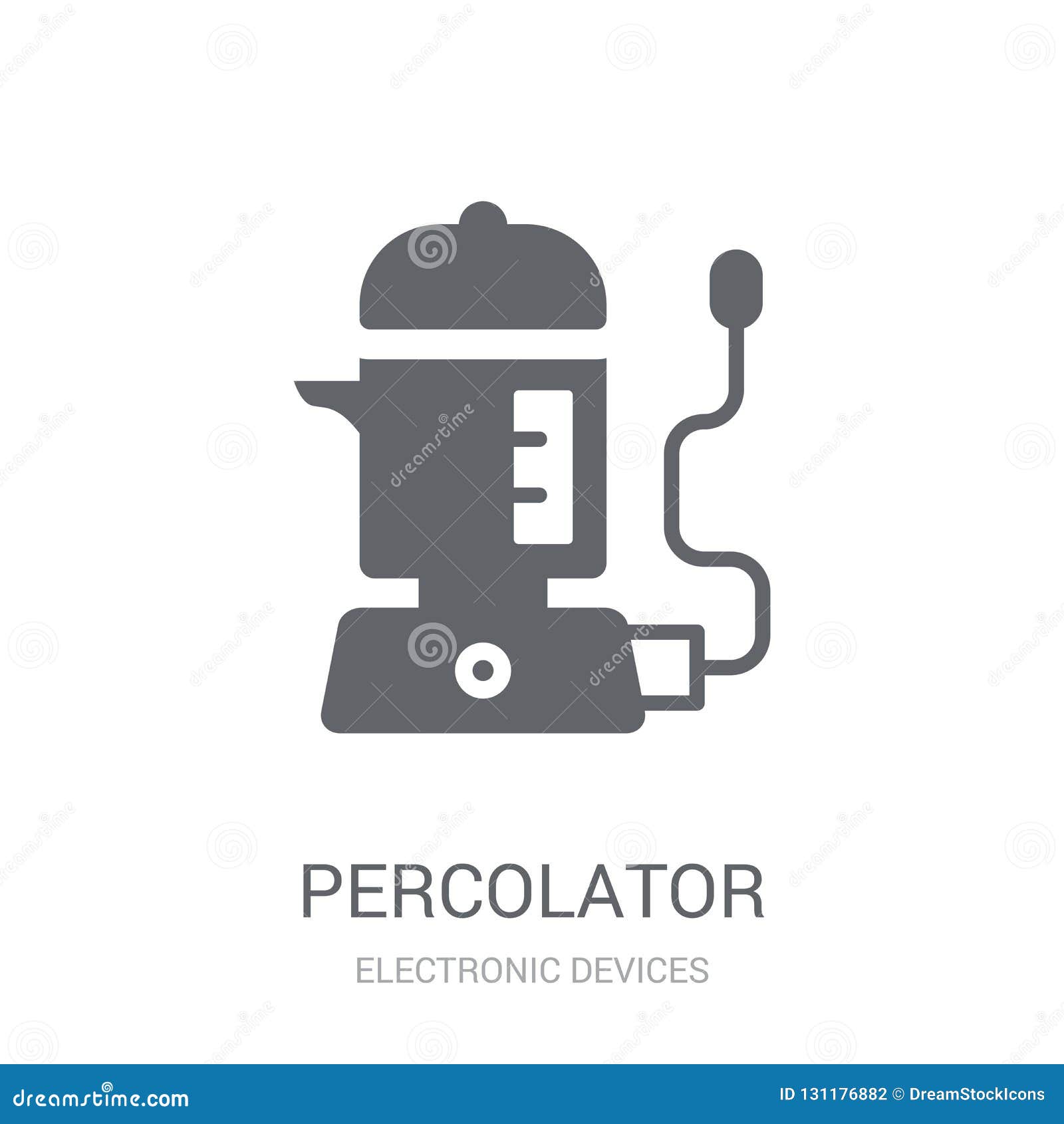 Icono del percolador ilustración del vector. Ilustración de icono ...