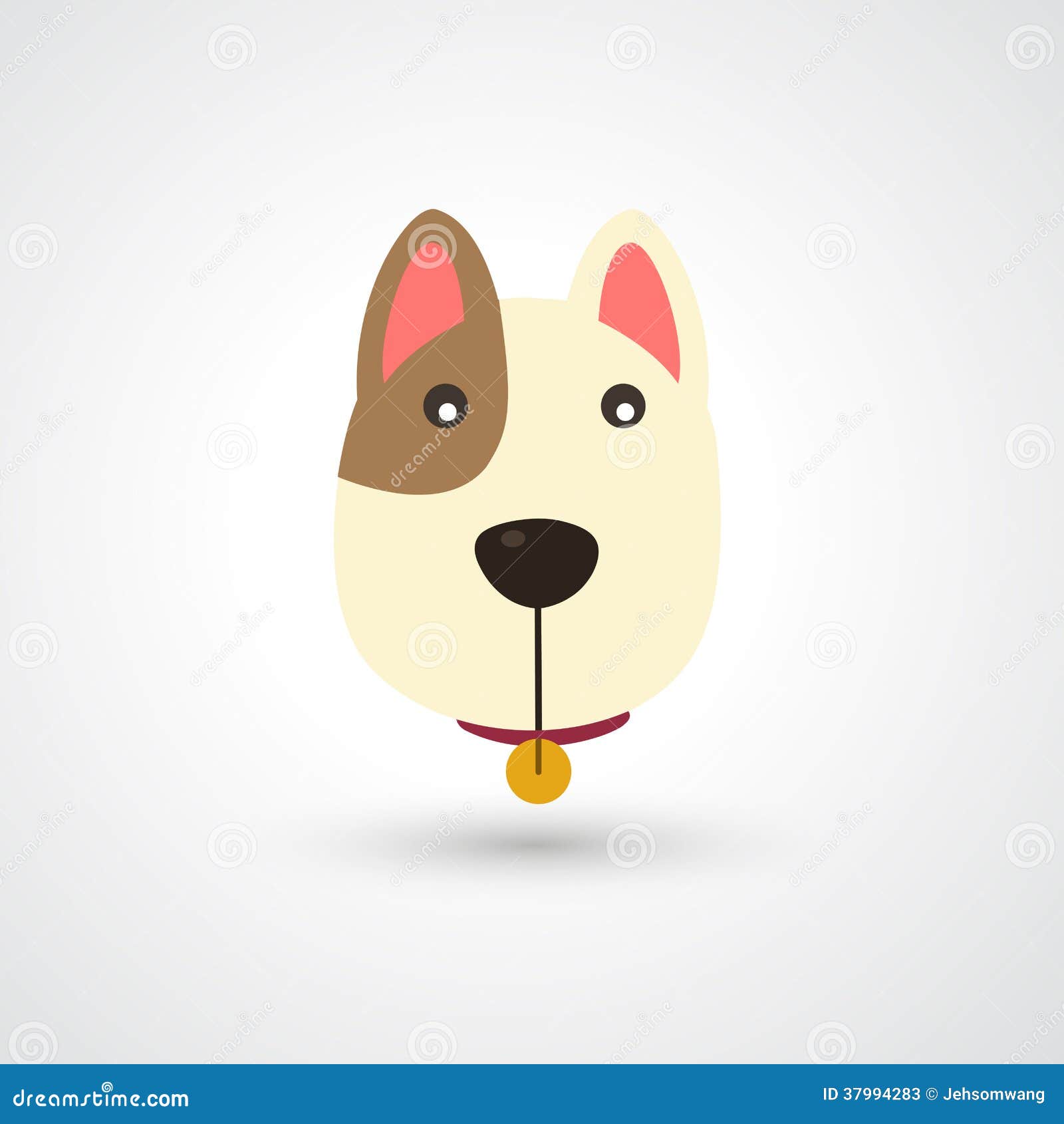 Icono del perro ilustración del vector. Ilustración de exterior - 37994283